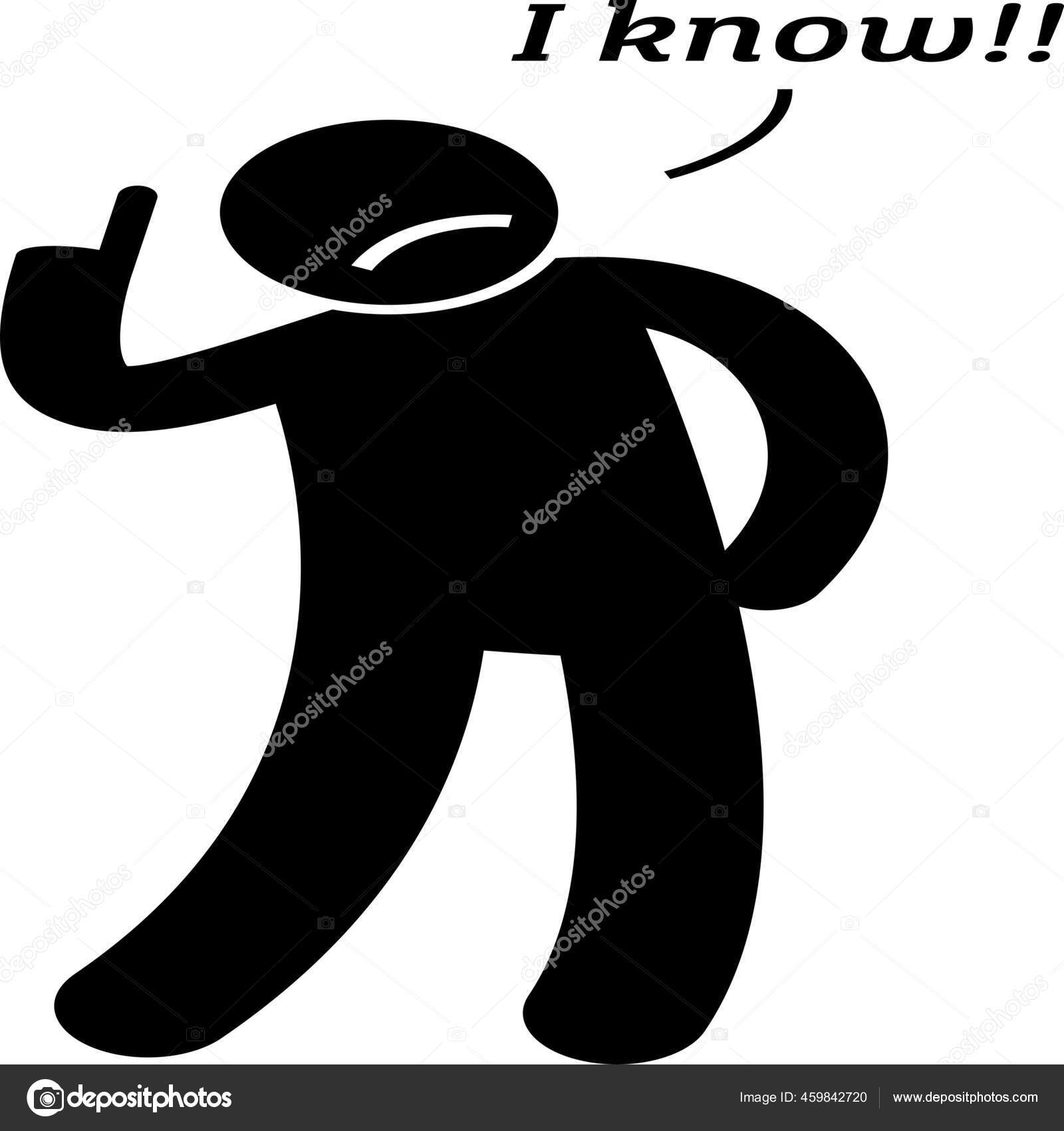 Boastful Know Know All Icon Solid Style Stock Vector by ©iconfinder ...