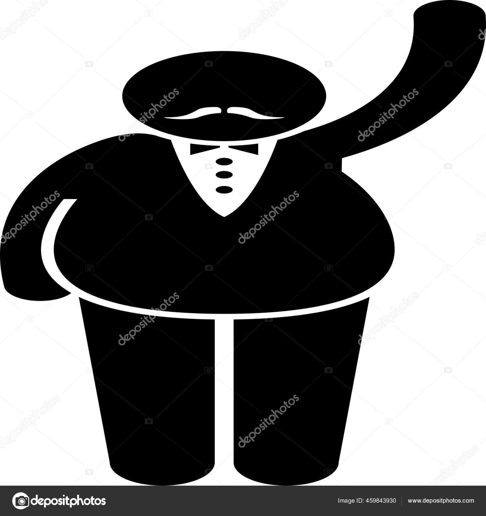 Boss Fat Greeting Icon Stock Vector by ©iconfinder 459843930