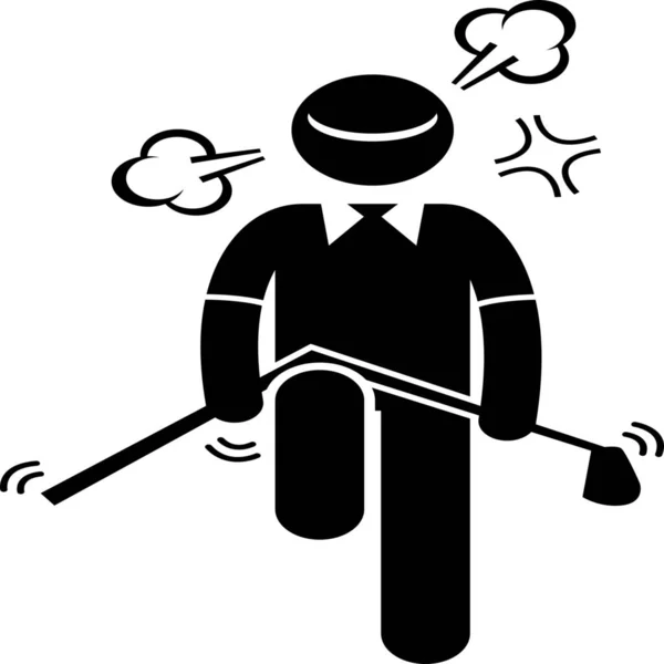 65 Angry golf Vector Images | Depositphotos