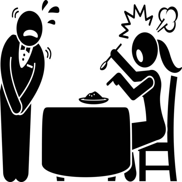 Angry customer restaurant Vector Art Stock Images | Depositphotos