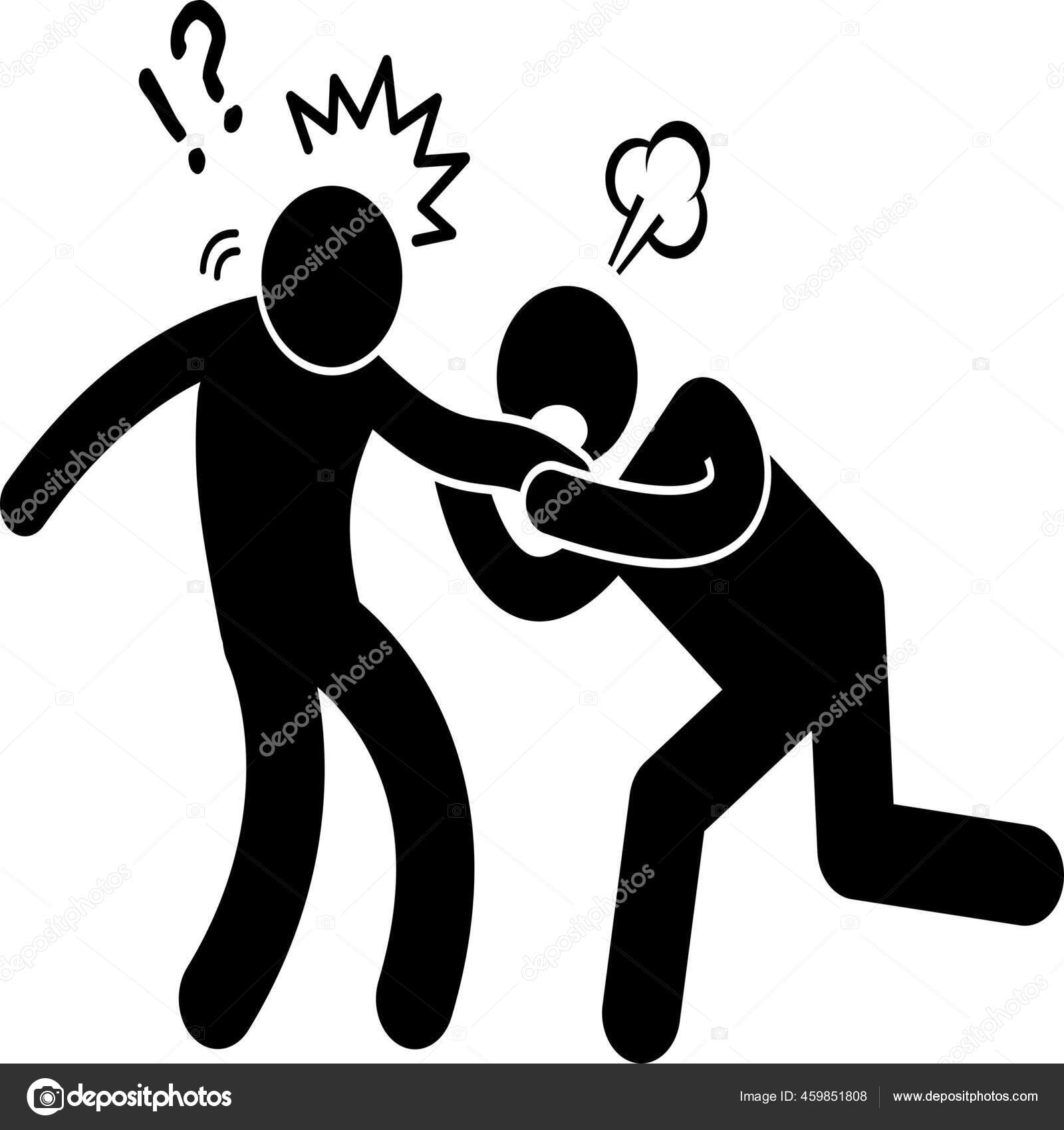 Morder Morder Icono Del Hombre Estilo Sólido Vector de stock #459851808 ...