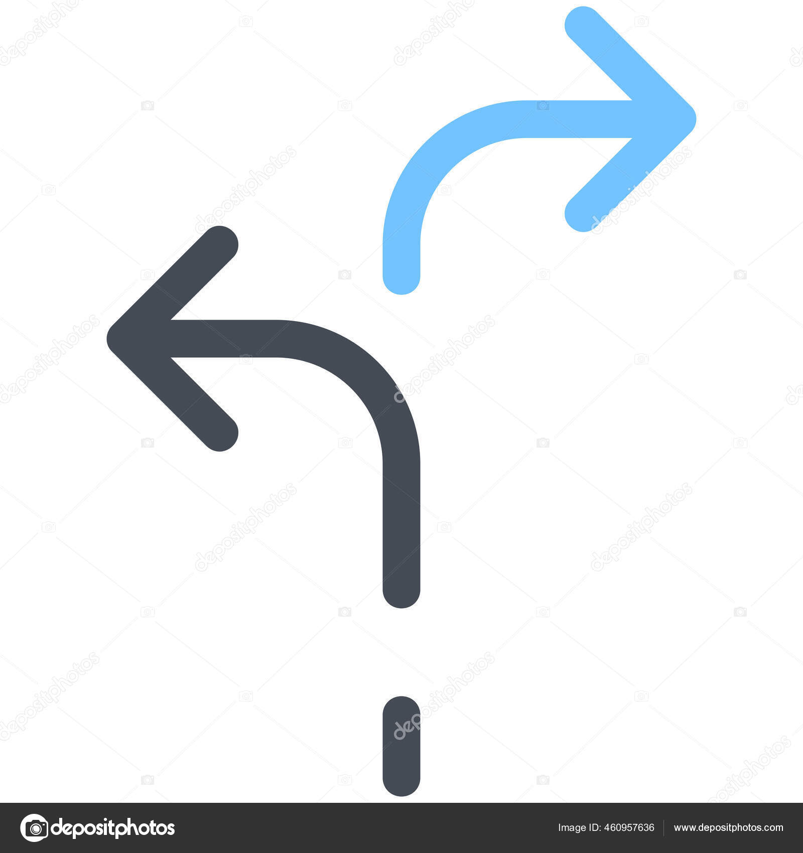 Arrow Left Right Icon Stock Vector by ©iconfinder 460957636