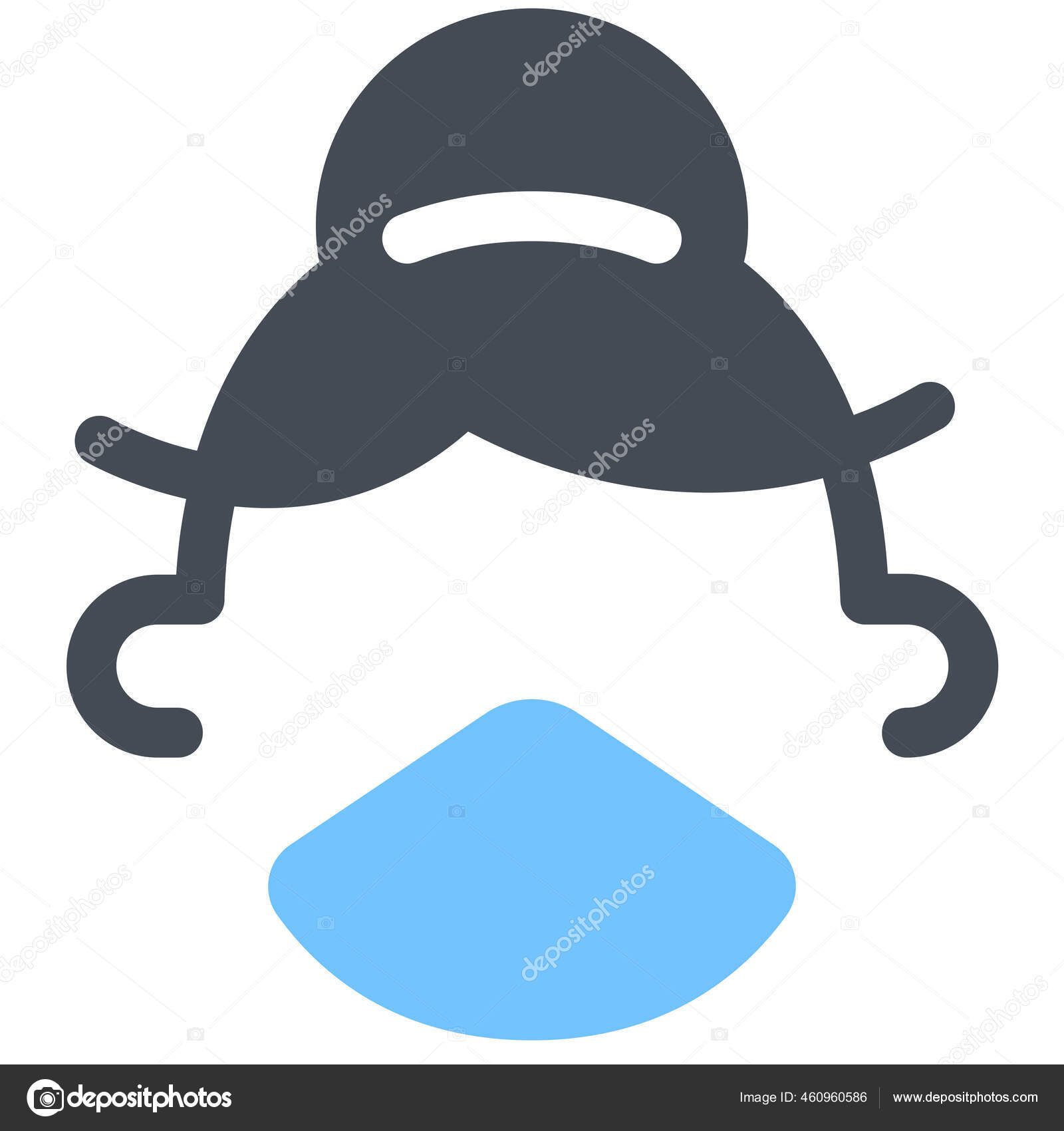 Girl Human Mask Icon Stock Vector by ©iconfinder 460960586