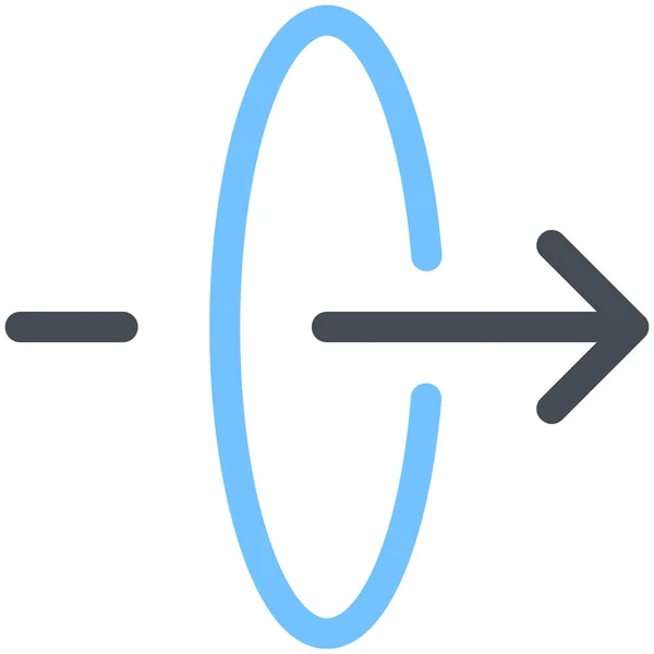 Keyboard Arrow Left Icon Filled Outline Style Stock Vector by ...