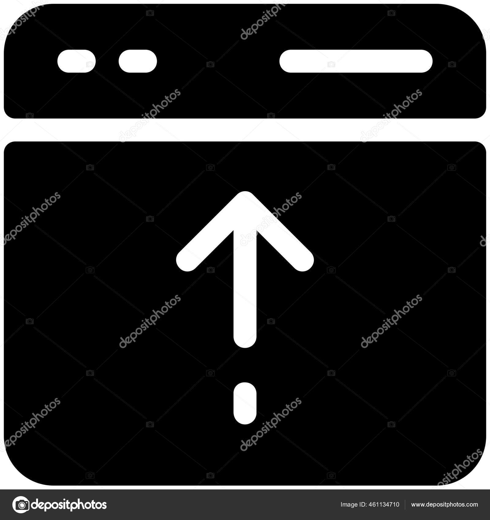 Scrolling Browser Icon Stock Vector by ©iconfinder 461134710