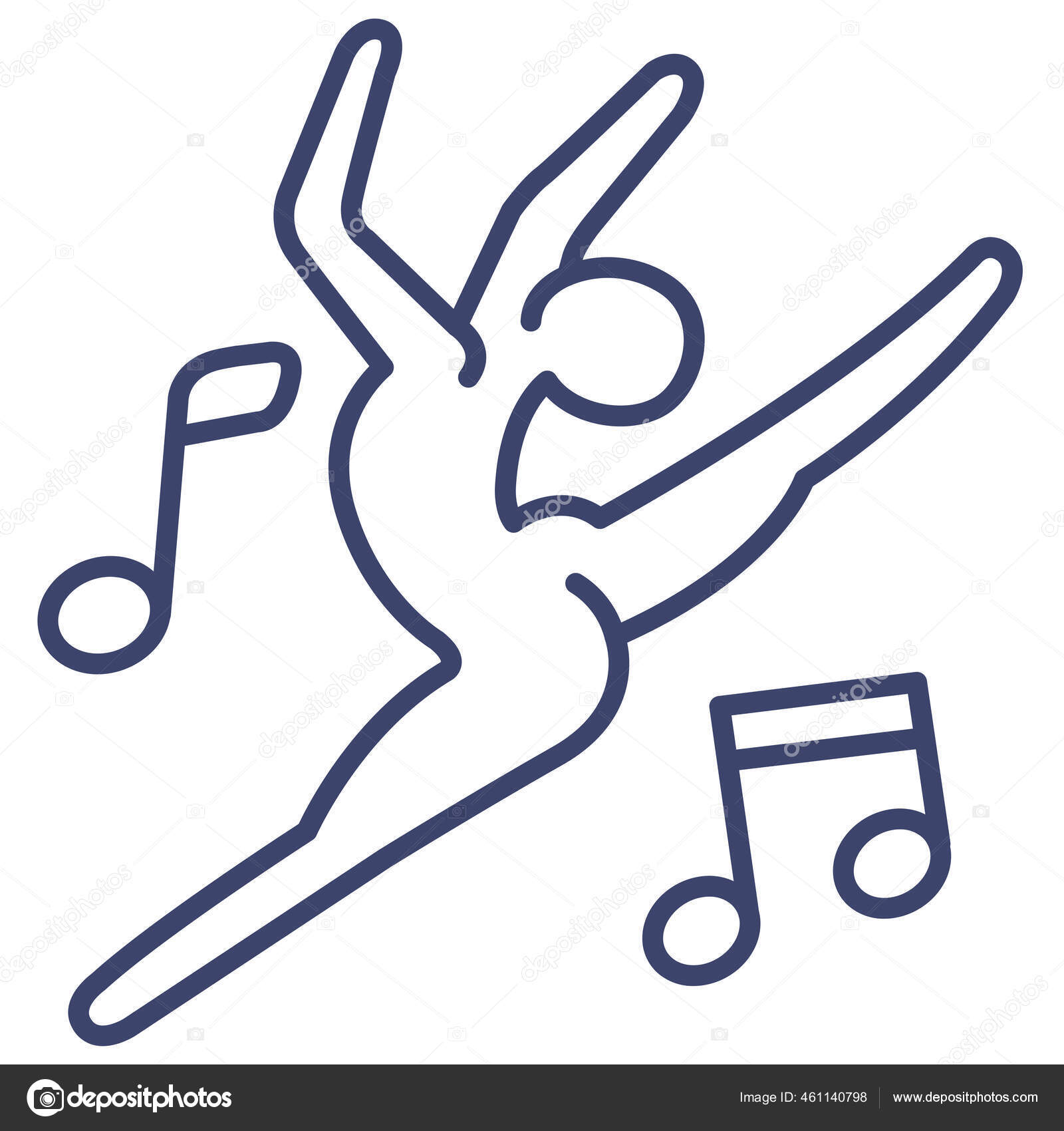 Dance Dancer Music Icon Stock Vector by ©iconfinder 461140798