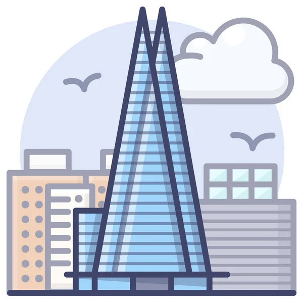 The shard london Vector Art Stock Images | Depositphotos