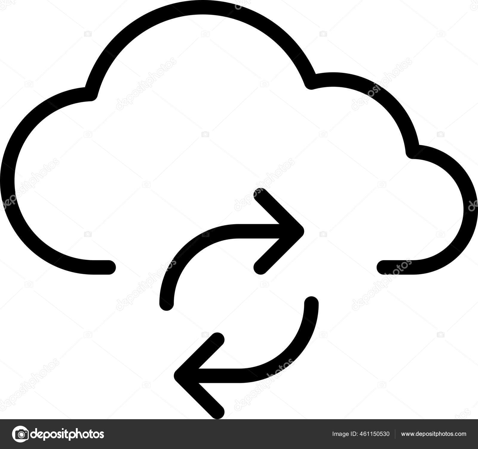 Cloud Computing Loading Icon Outline Style Stock Vector Image by ... Cloud Computing Loading Icon Outline Style Stock Vector Image by ...