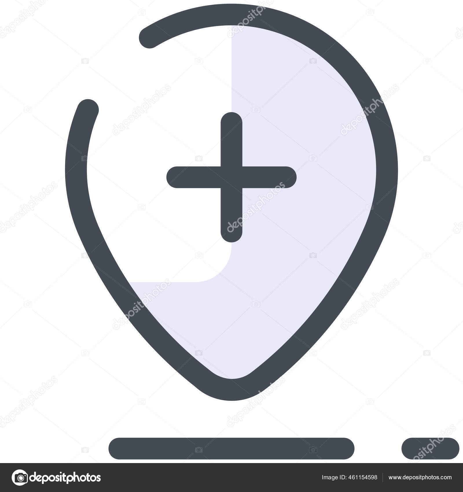 Map Pin Mark Icon Stock Vector by ©iconfinder 461154598