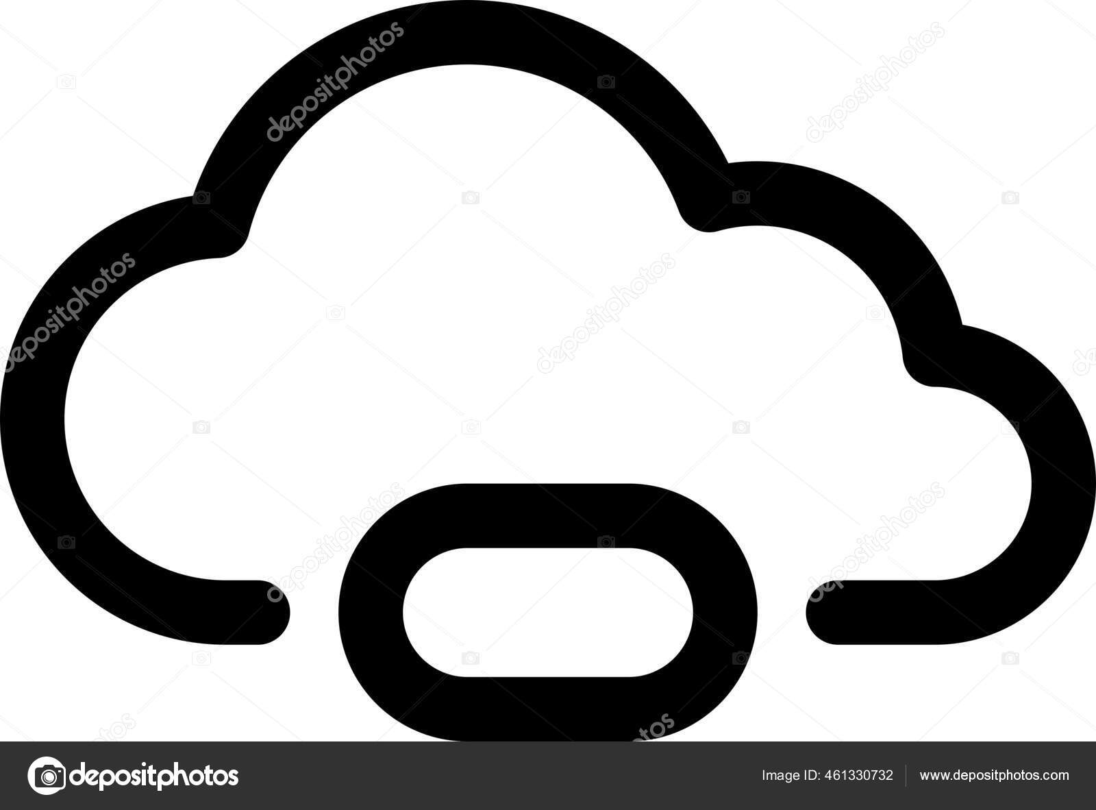 Cloud Computing Data Icon Outline Style Stock Vector Image by ...