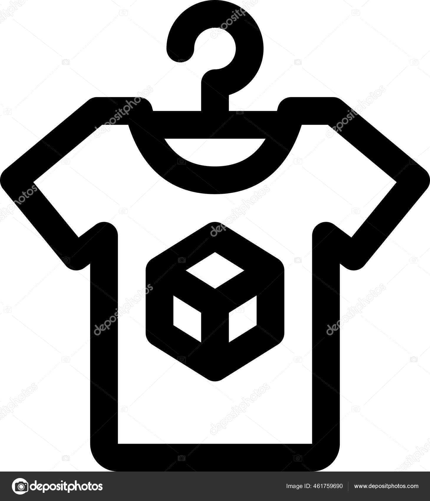 Ropa Casual Dimensiones Icono Estilo Esquema Vector de stock #461759690 ...
