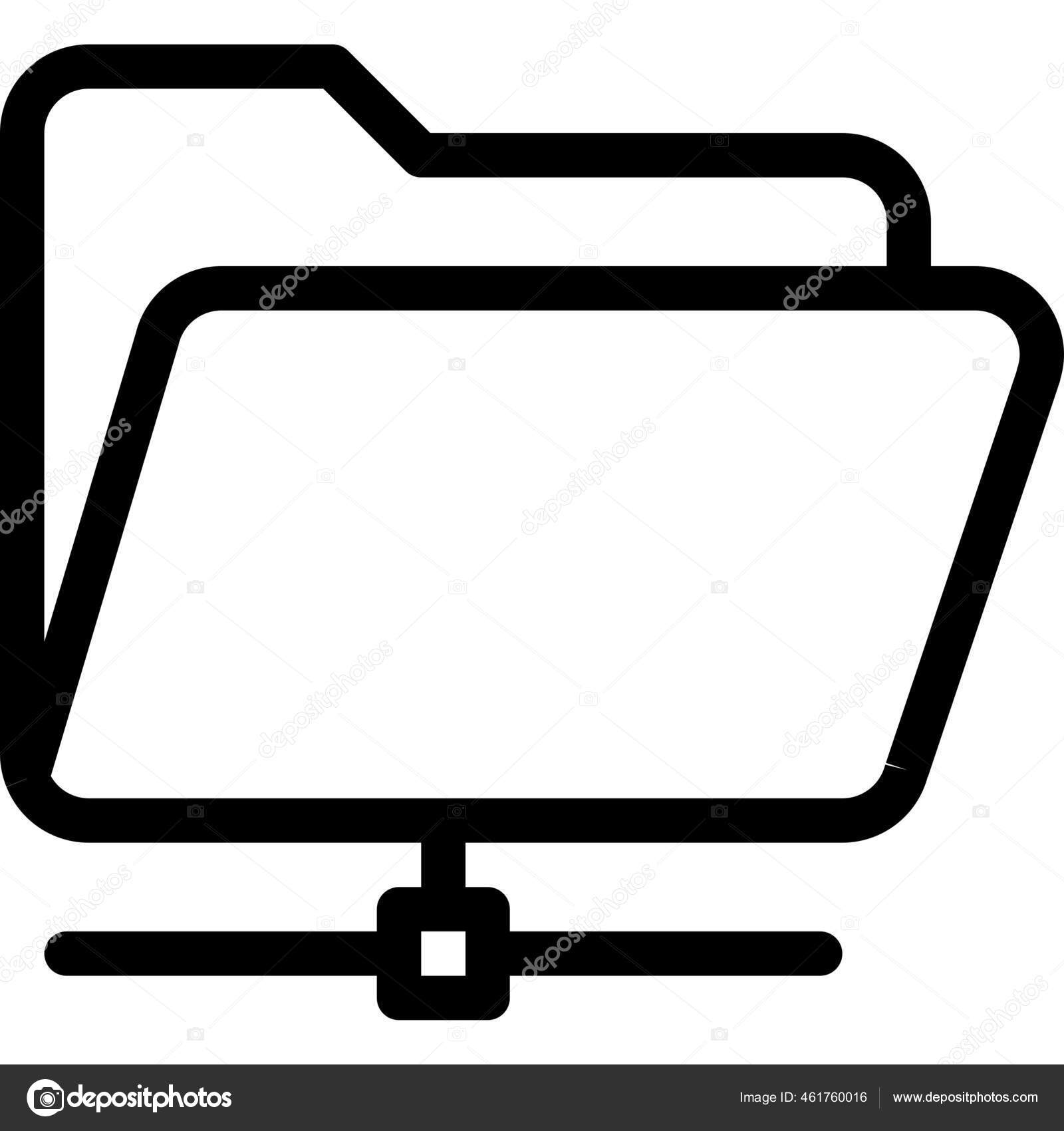 Data Database Folder Icon Outline Style Stock Vector by ©iconfinder ...