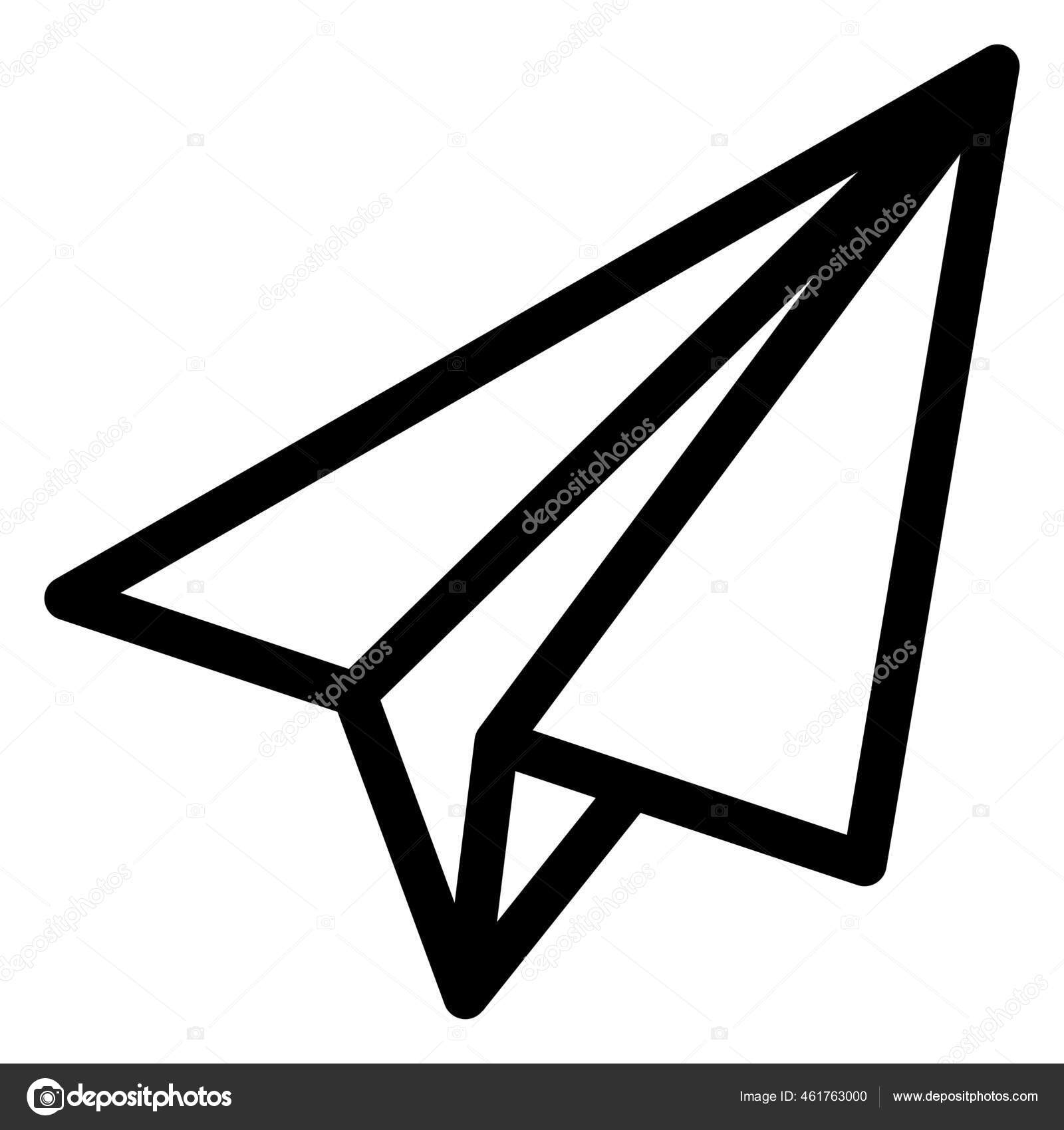 Email Paper Plane Icon Stock Vector by ©iconfinder 461763000