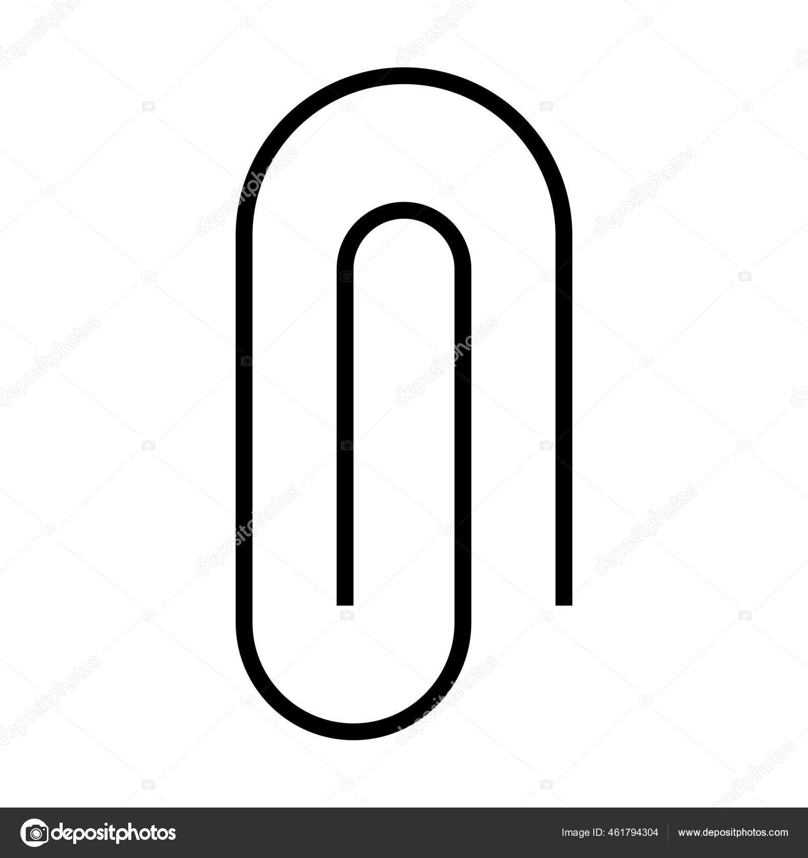 Atachment Attache Attachement Icon Outline Style Stock Vector by ...