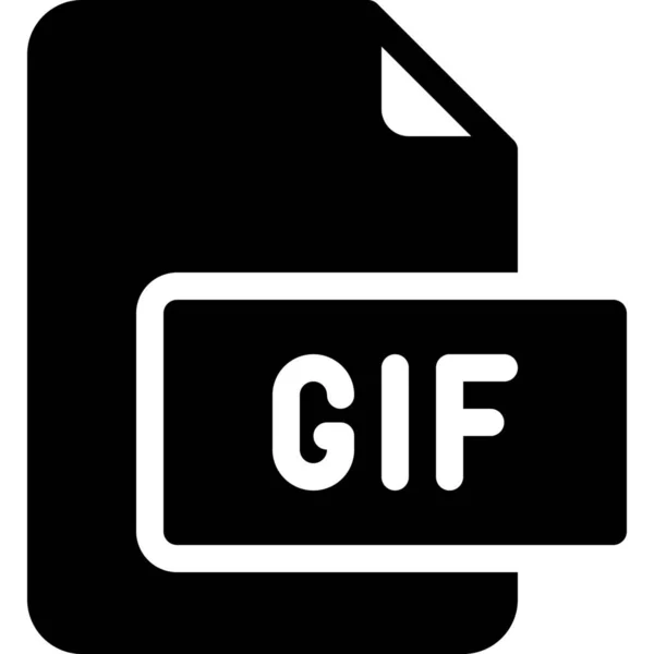 Animated File File File Gif Icon Outline Style Stock Vector by ...