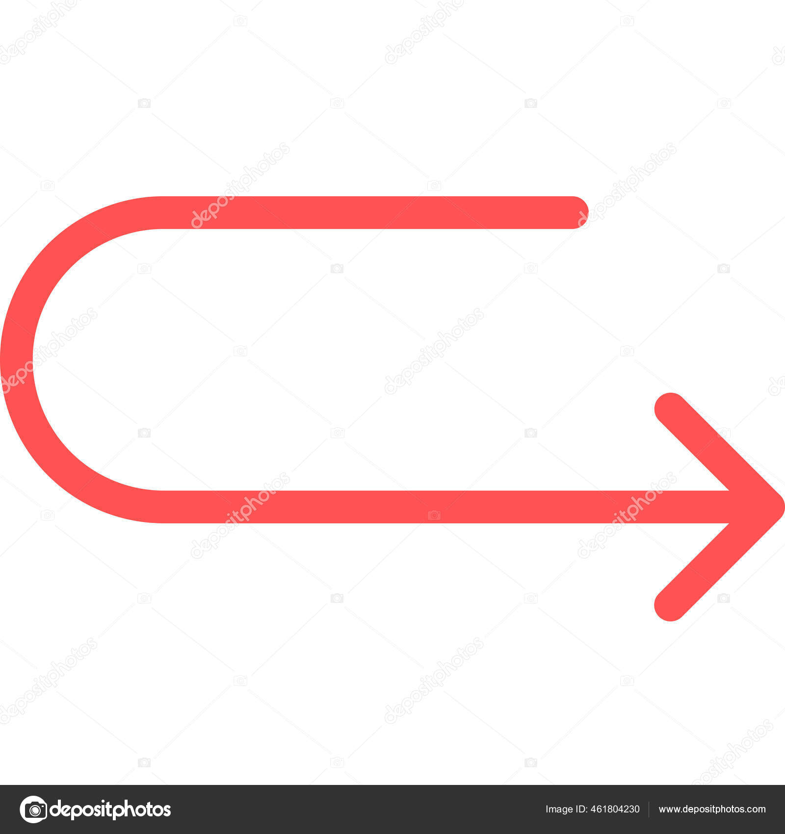 Arrow Redo Return Icon Stock Vector by ©iconfinder 461804230