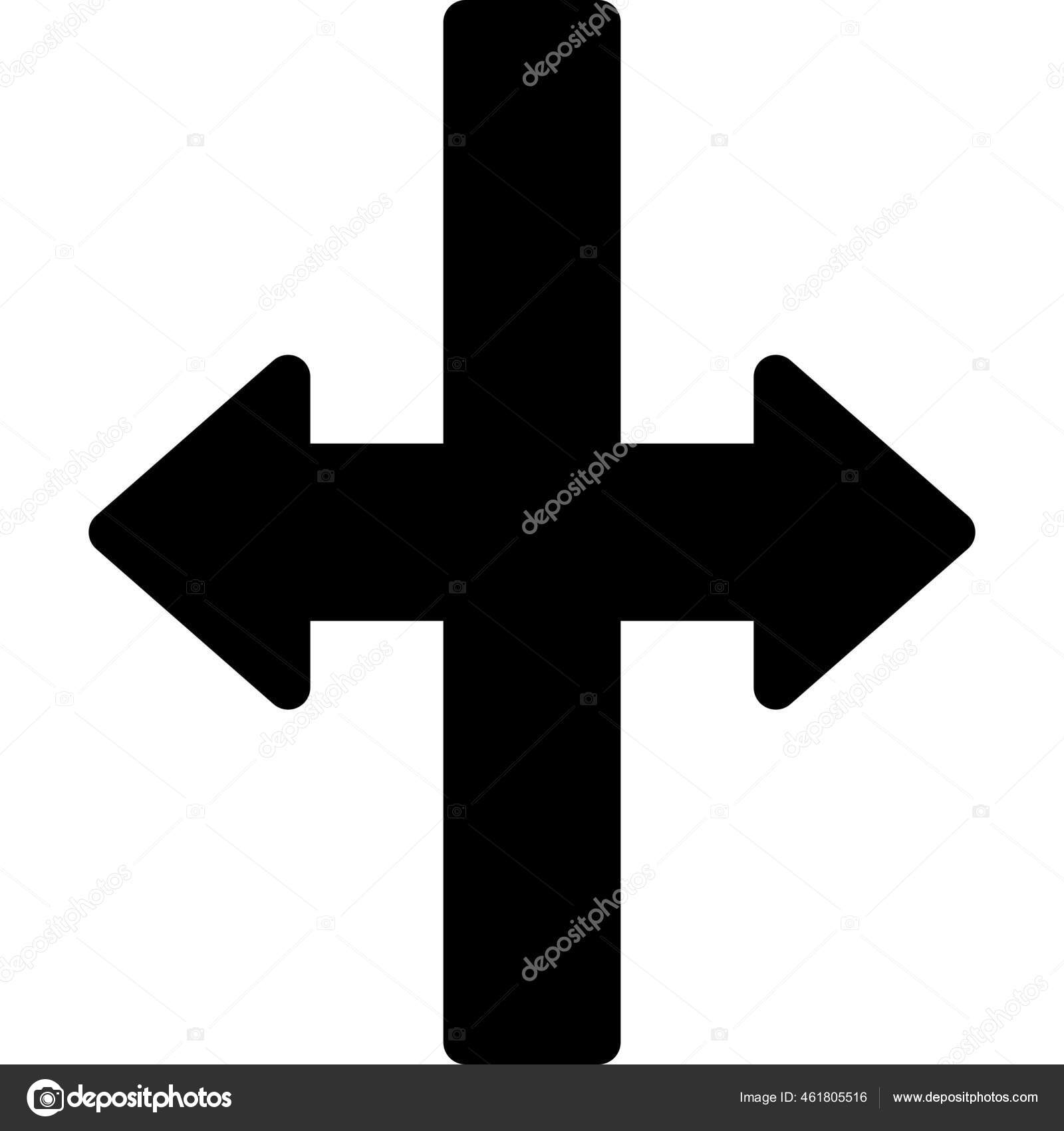 Click Cursor Horizontal Icon Stock Vector by ©iconfinder 461805516