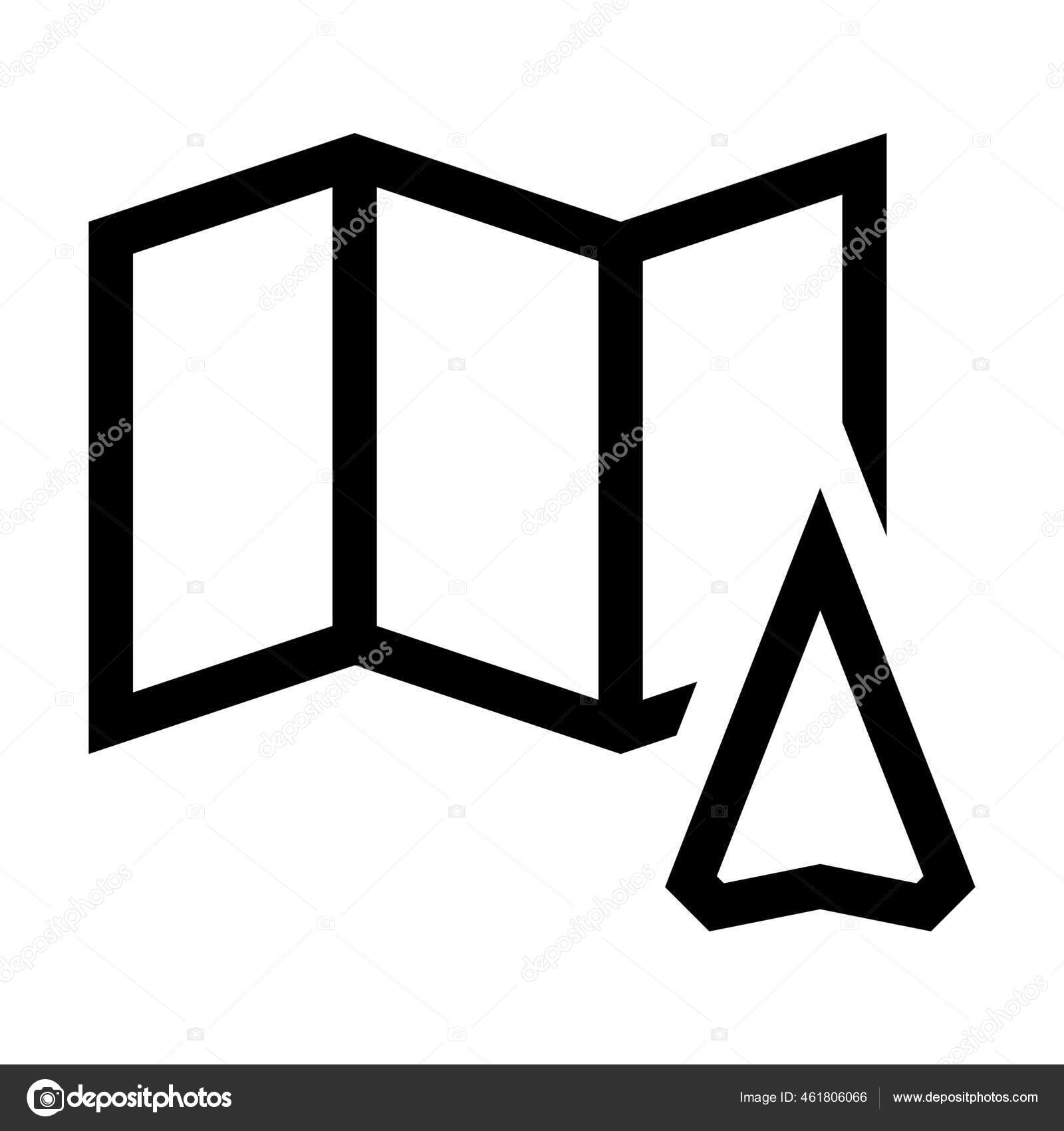 Location Map Maps Icon Outline Style Stock Vector by ©iconfinder 461806066