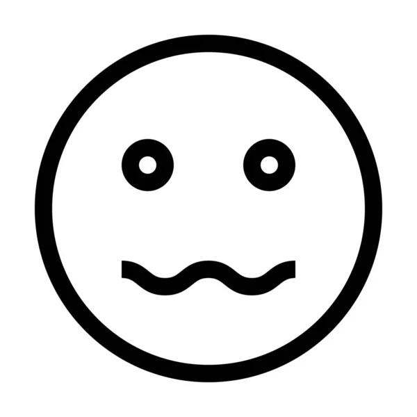 Emoji Emoticon Face Icon Outline Style Stock Vector by ©iconfinder ...