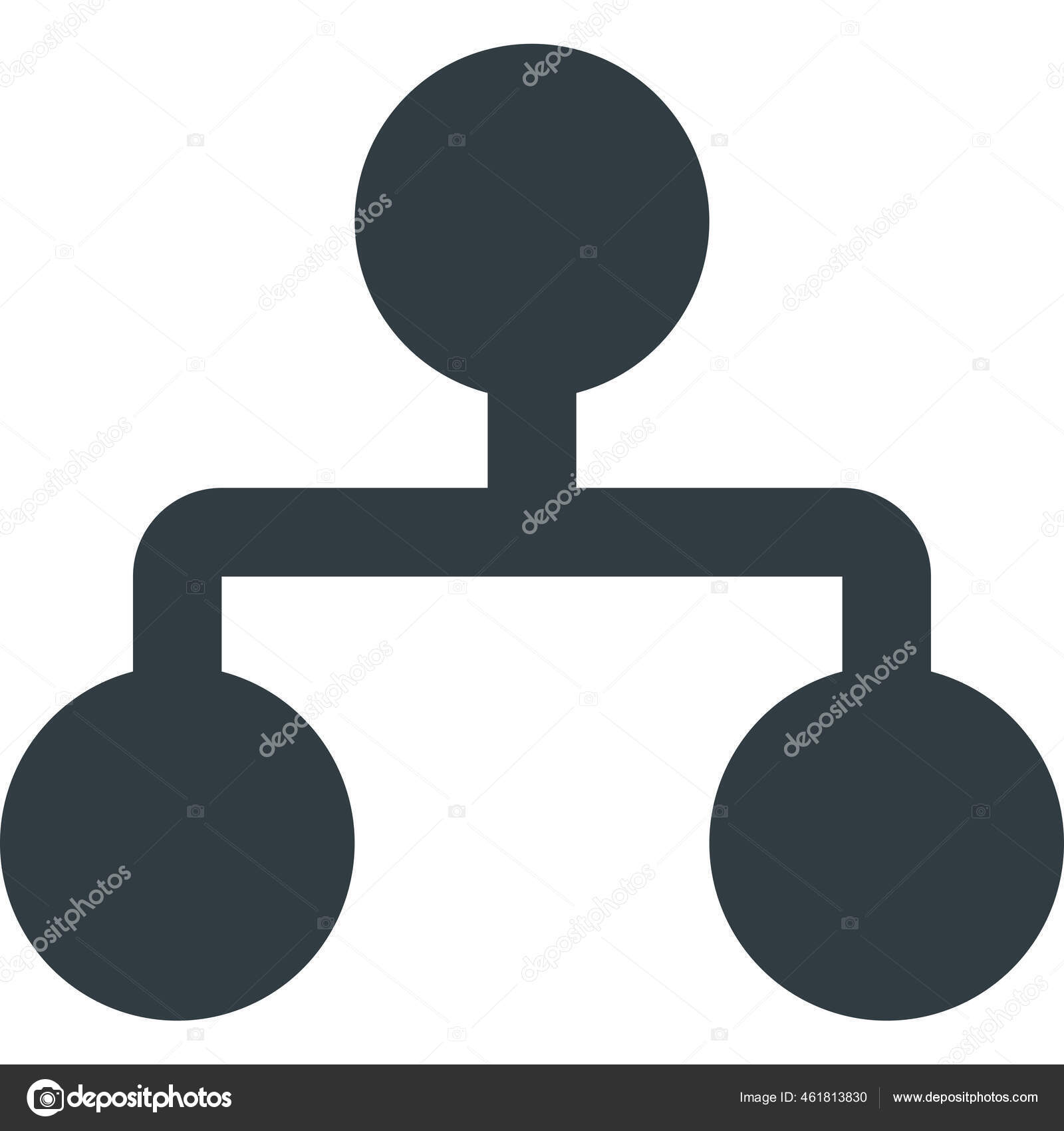 Analytics Chart Flow Icon Solid Style Stock Vector by ©iconfinder 461813830