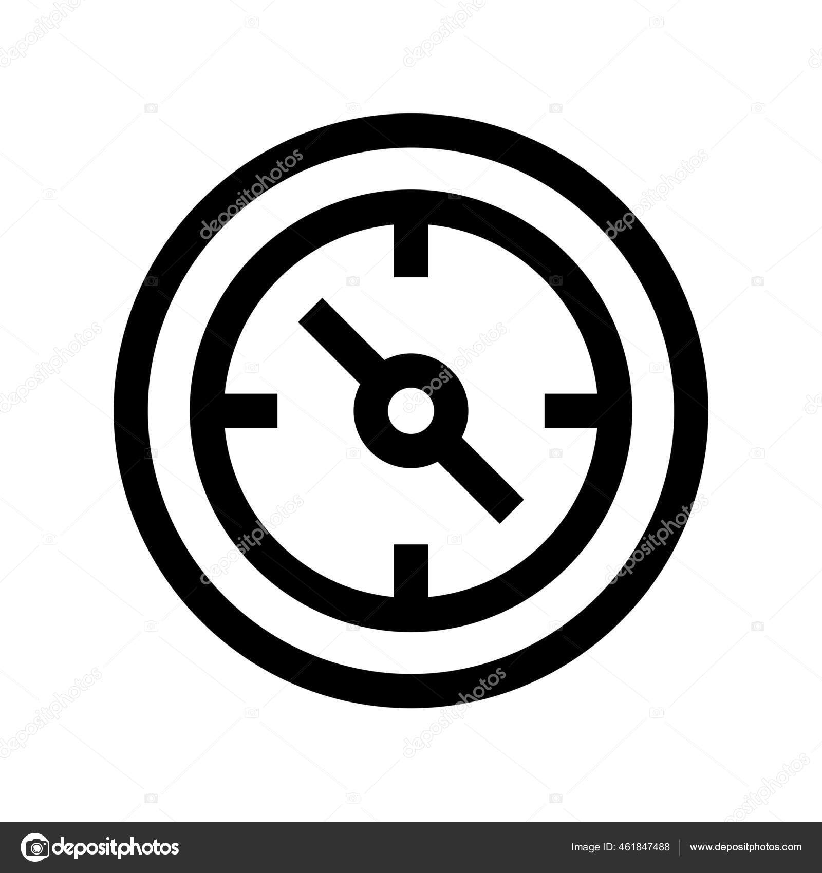 Compass Direction Location Icon Outline Style Stock Vector By ©iconfinder 461847488