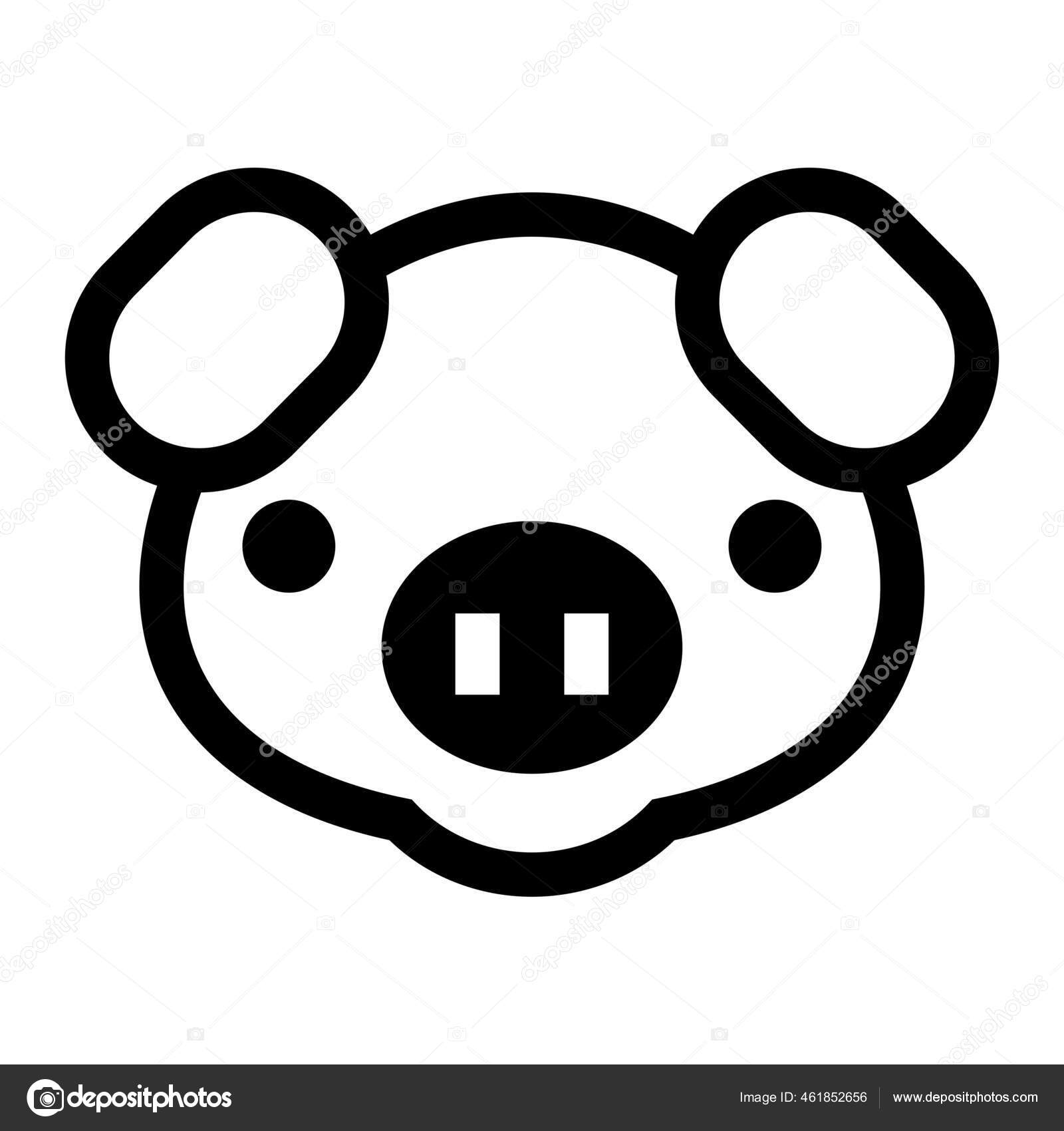 Animal Pet Pig Icon Solid Style Stock Vector Image by ©iconfinder ...