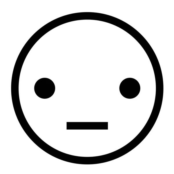 Emoji Emoticon Face Icon Outline Style Stock Vector by ©iconfinder ...