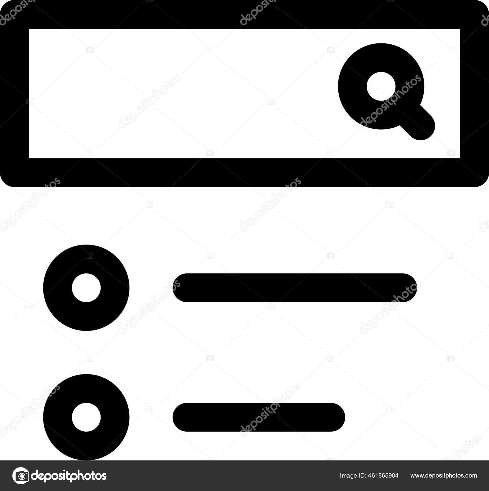 Find Input Interface Icon Stock Vector by ©iconfinder 461865904