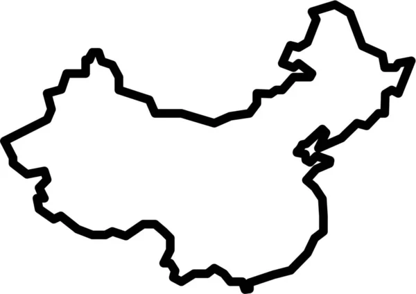 100,000 China outline map Vector Images | Depositphotos