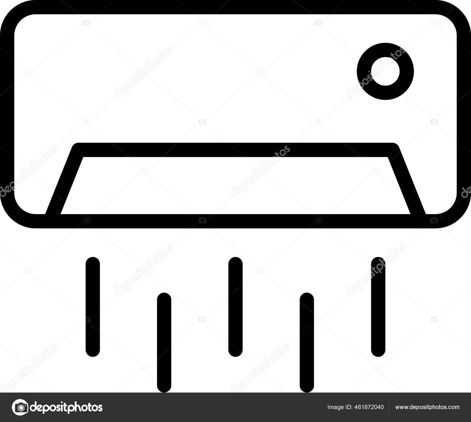 Air Conditioner Heat Icon Family Home Category Stock Vector Image by ...