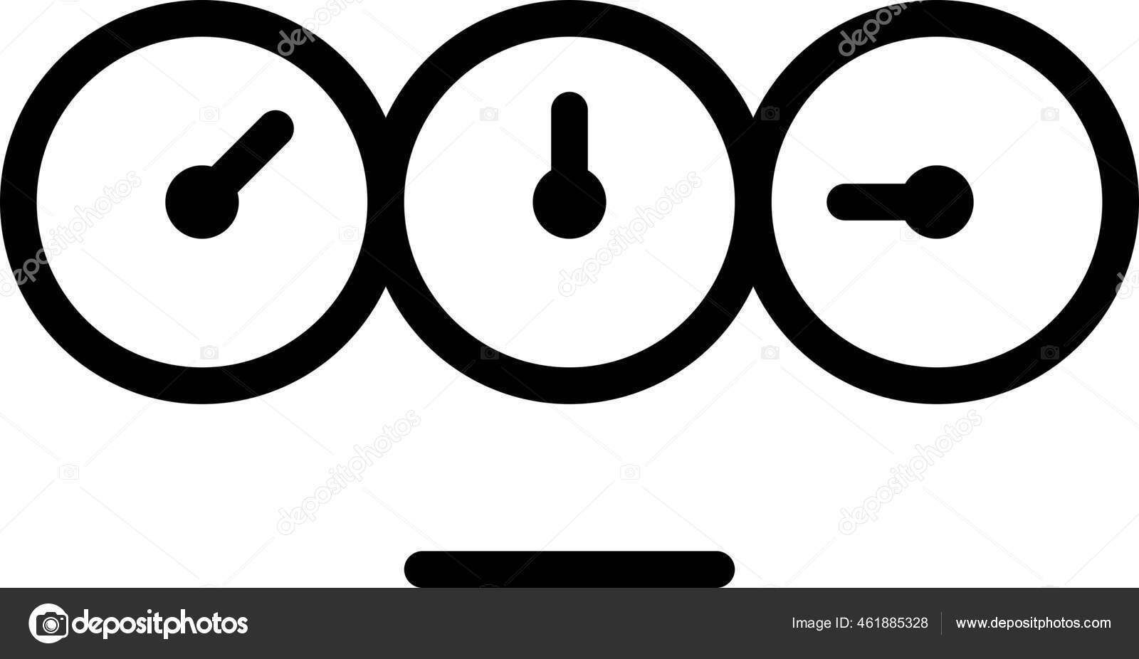 Dashboard Dials Indicators Icon Stock Vector by ©iconfinder 461885328