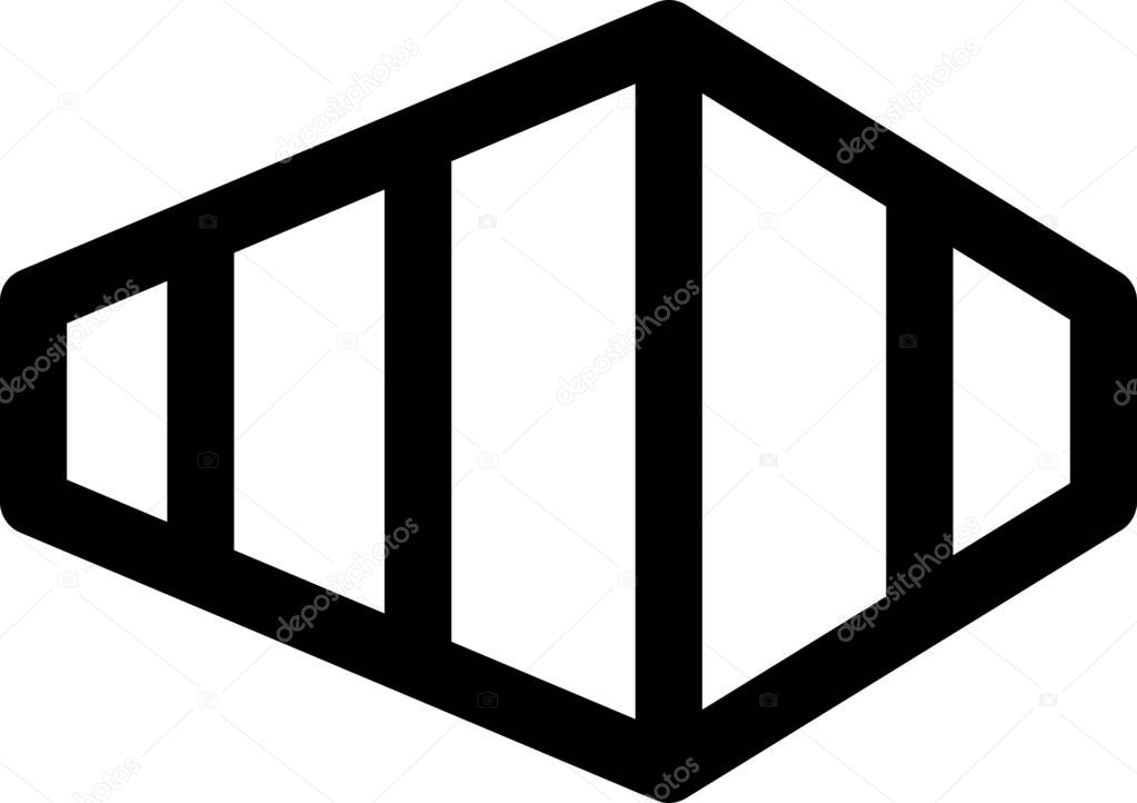 Profundidad Dimensiones Percepción Icono Vector de stock por ...