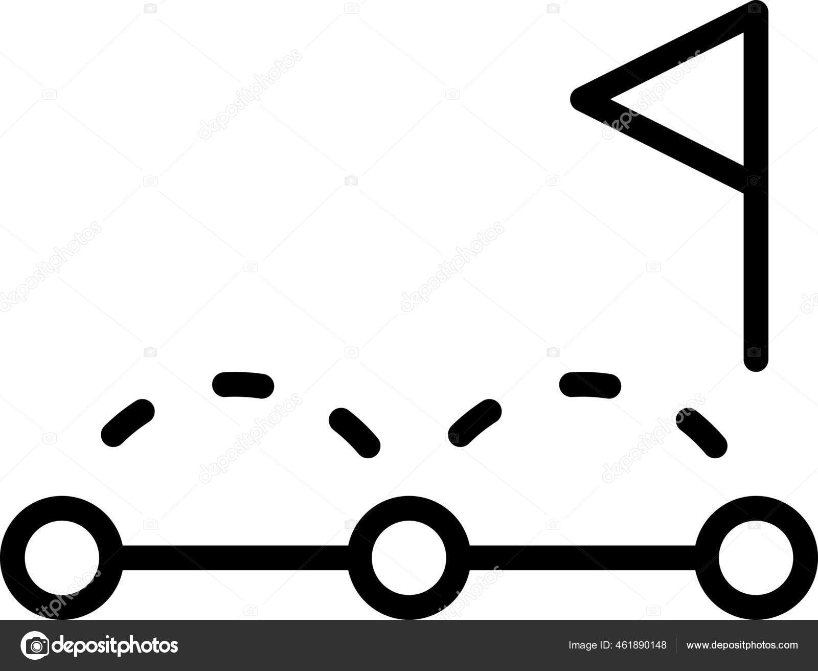 Etapas Proyecto Objetivo Icono Vector de stock #461890148 de ©iconfinder