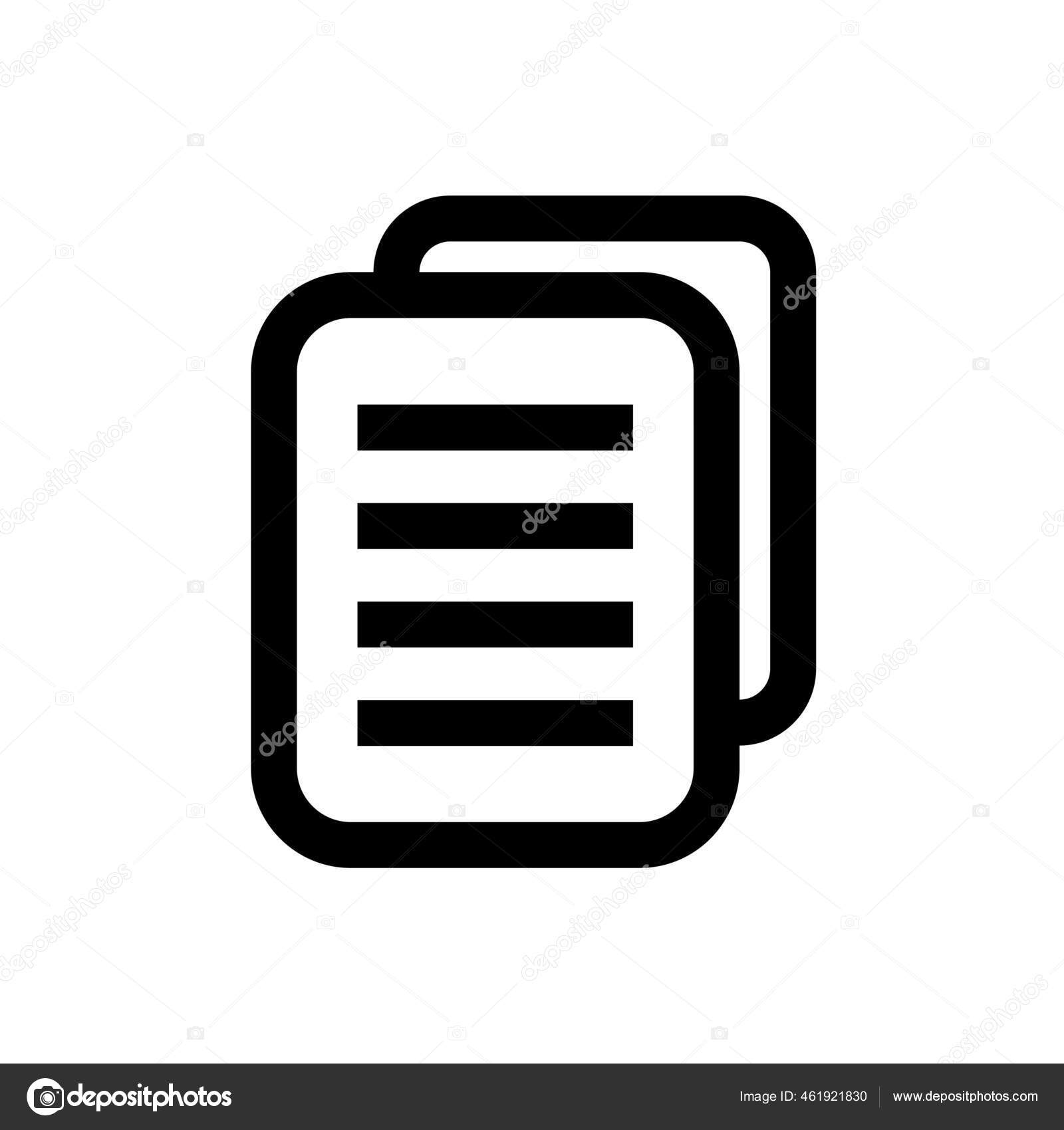 Article Document Documents Icon Outline Style Stock Vector by ...