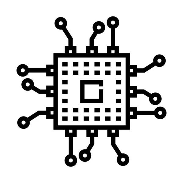 Chip Chipset Digital Icon Outline Style Stock Vector by ©iconfinder ...
