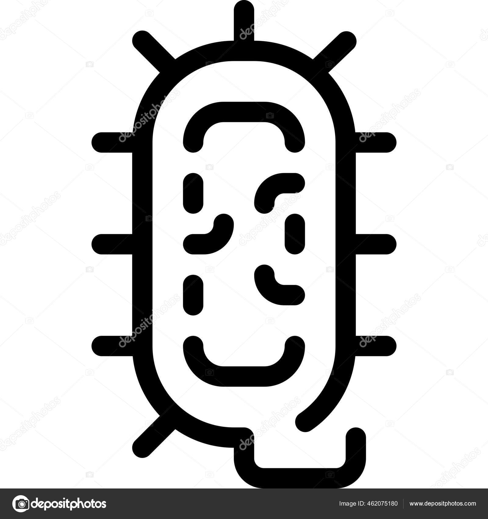 Bacteria Biology Laboratory Icon Outline Style Stock Vector by ...
