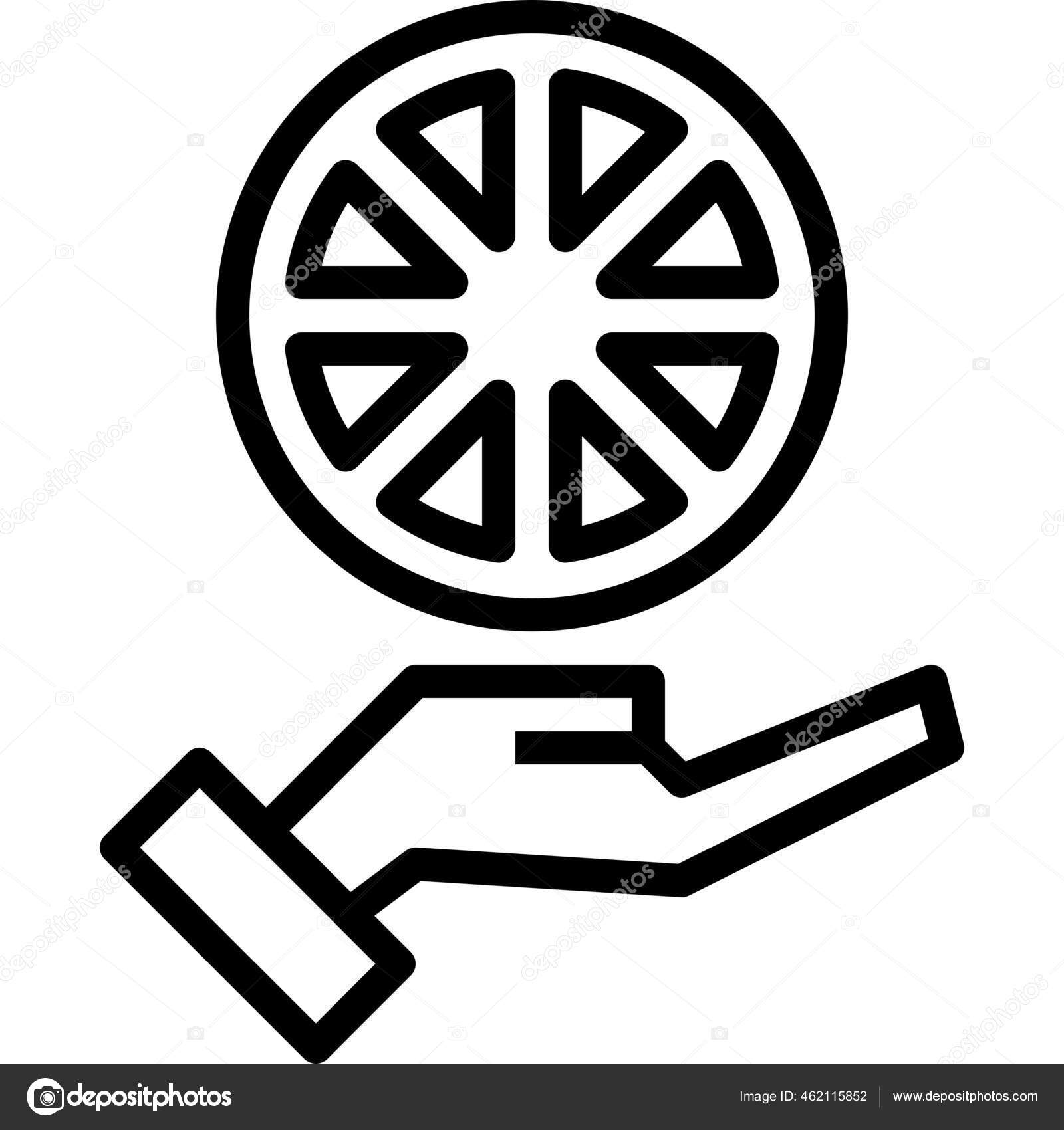 Hand Cultures Wheel Icon Stock Vector by ©iconfinder 462115852