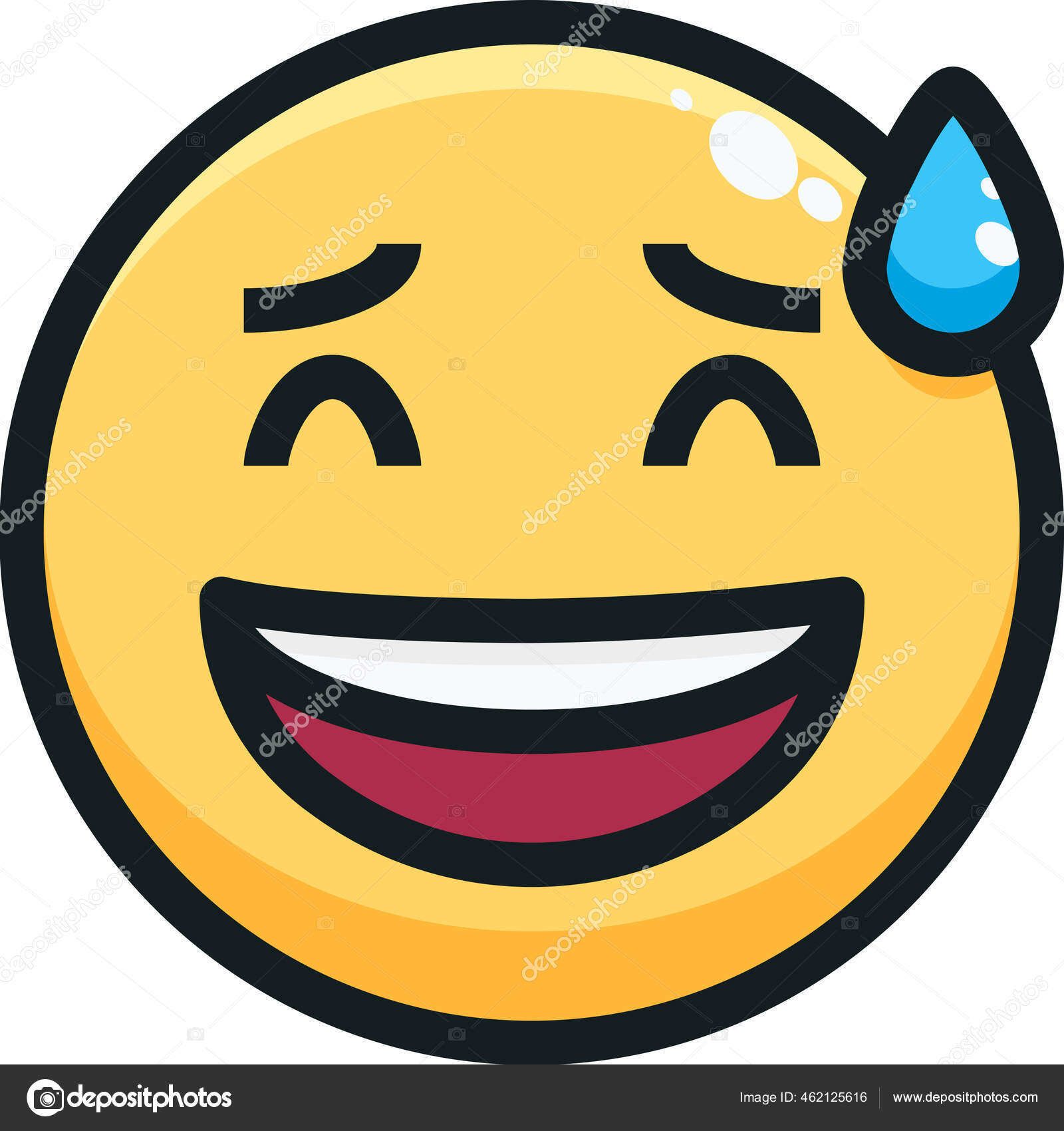 Disbelief Emoji Emotion Icon Filled Outline Style Stock Vector by ...