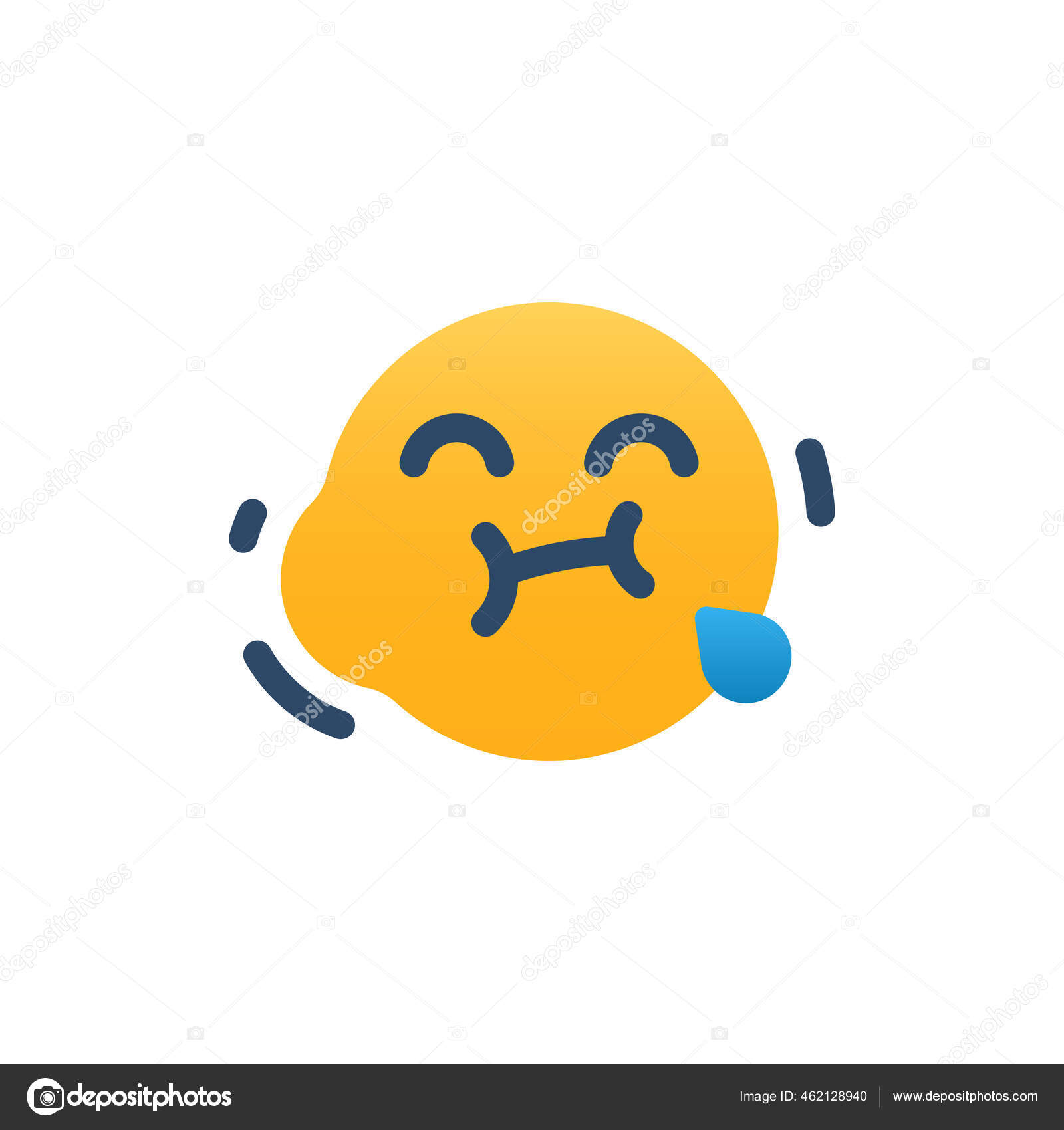 Masticar Icono Expresión Emoji Vector de stock por ©iconfinder 462128940