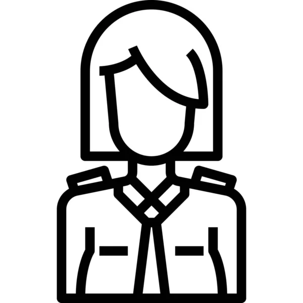 Avatar Female People Icon Filled Outline Style Stock Vector by ...