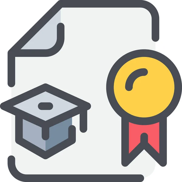 Certificate Degree Diploma Icon Stock Vector by ©iconfinder 470002522