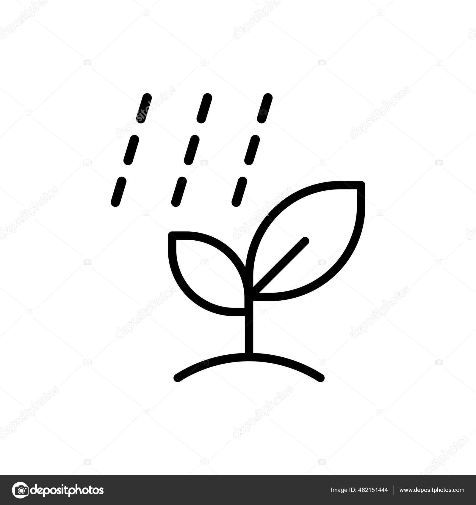 Medium Watering Water Plant Icon Stock Vector by ©iconfinder 462151444