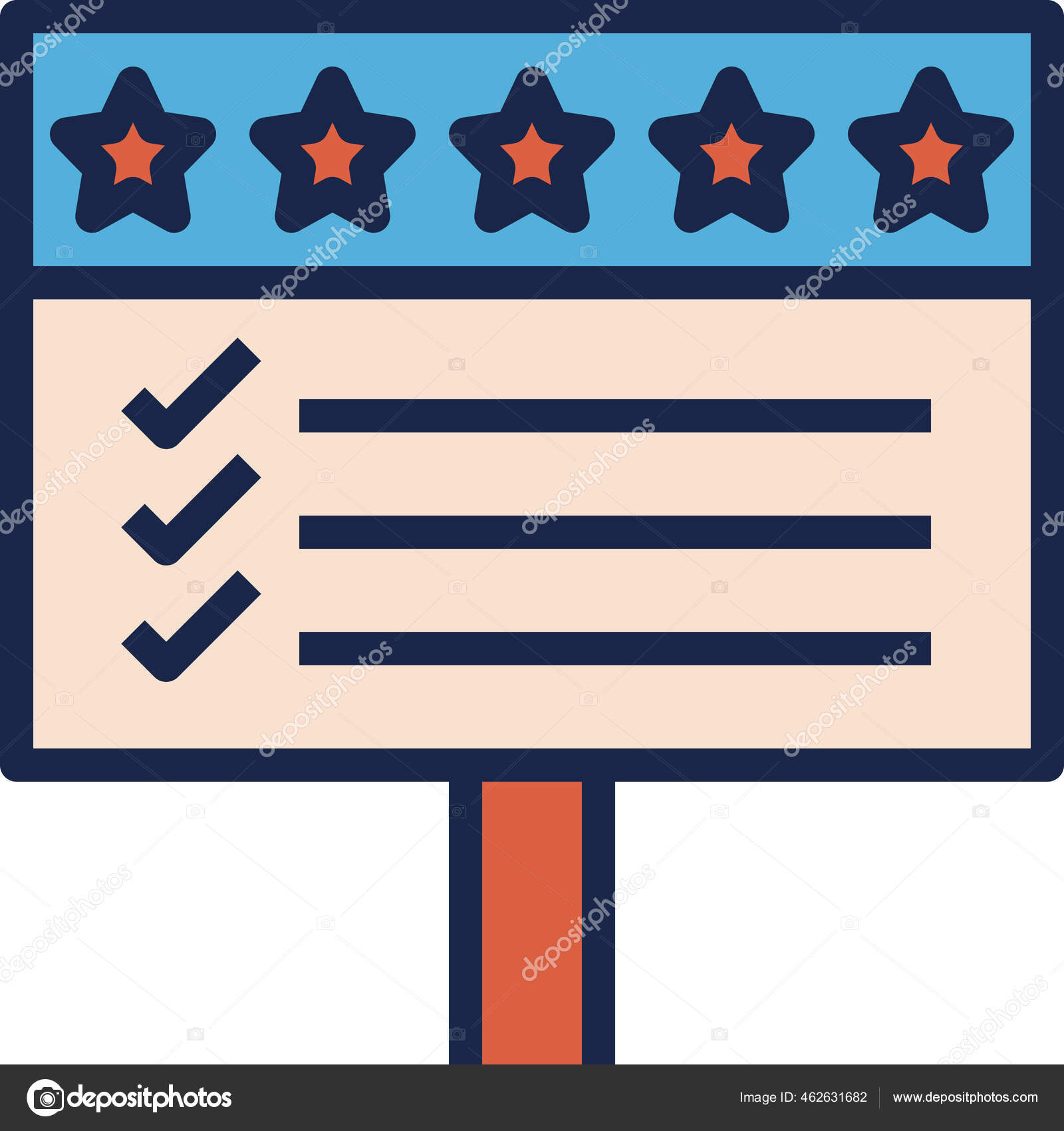Campaign Report Announcement Icon Stock Vector Image by ©iconfinder ...