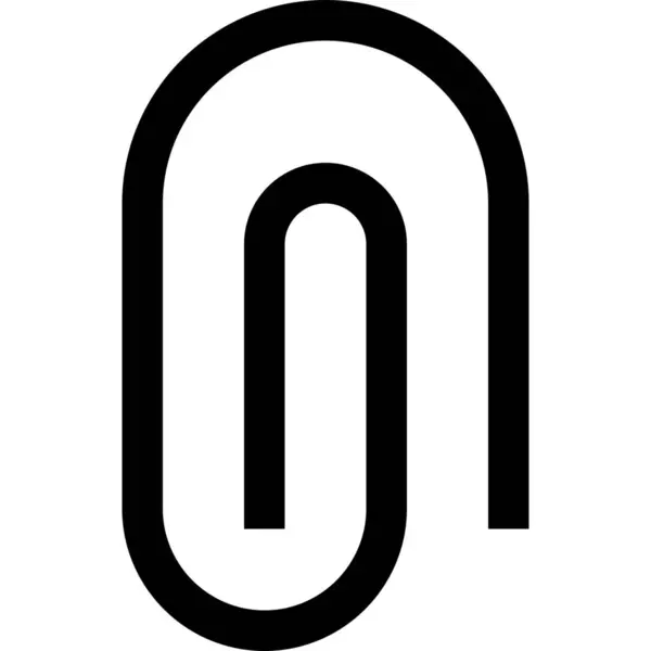 Atachment Attache Attachement Icon Outline Style Stock Vector by ...