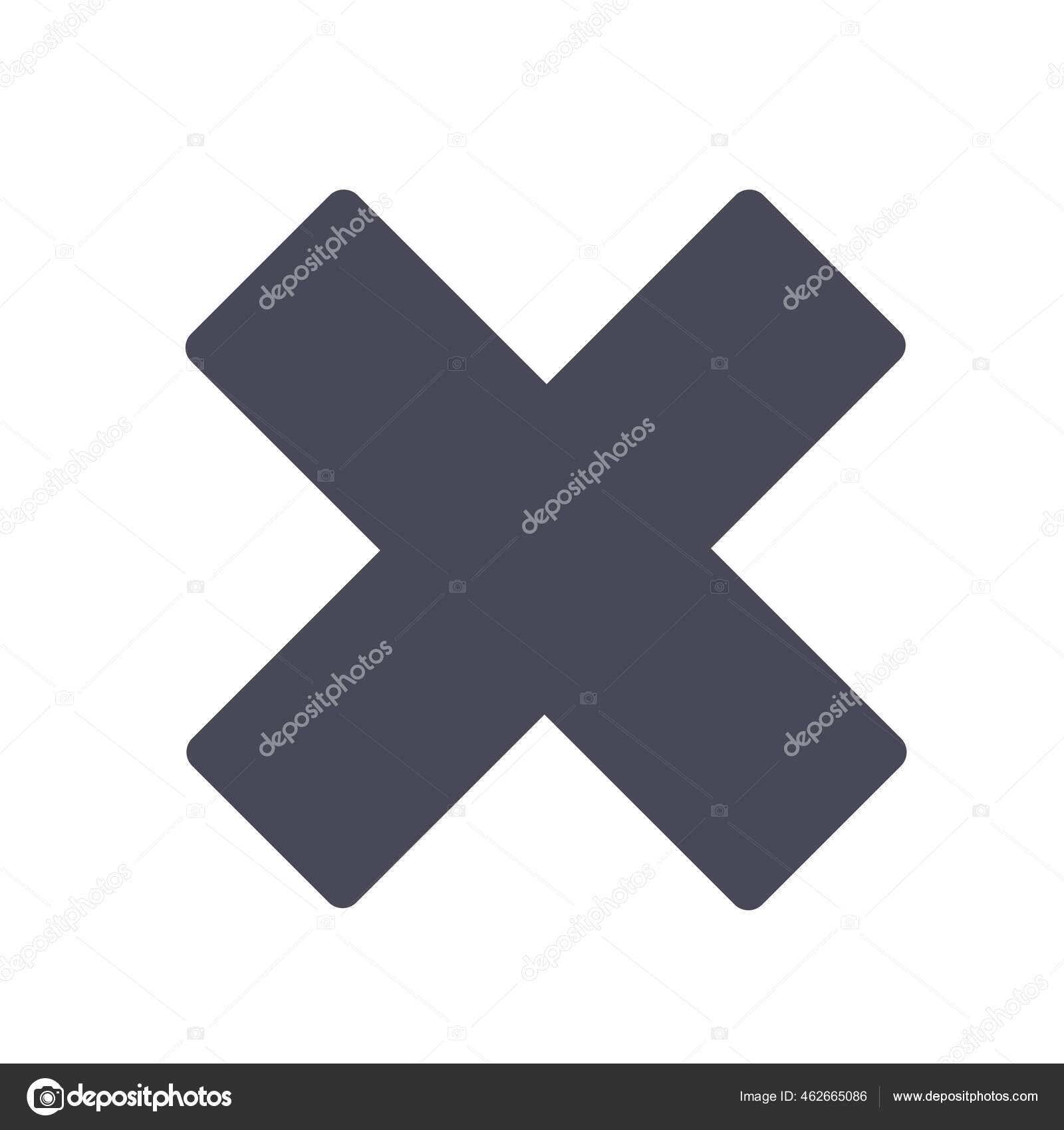 Alert Delete Error Icon Solid Style Stock Vector Image by ©iconfinder ...