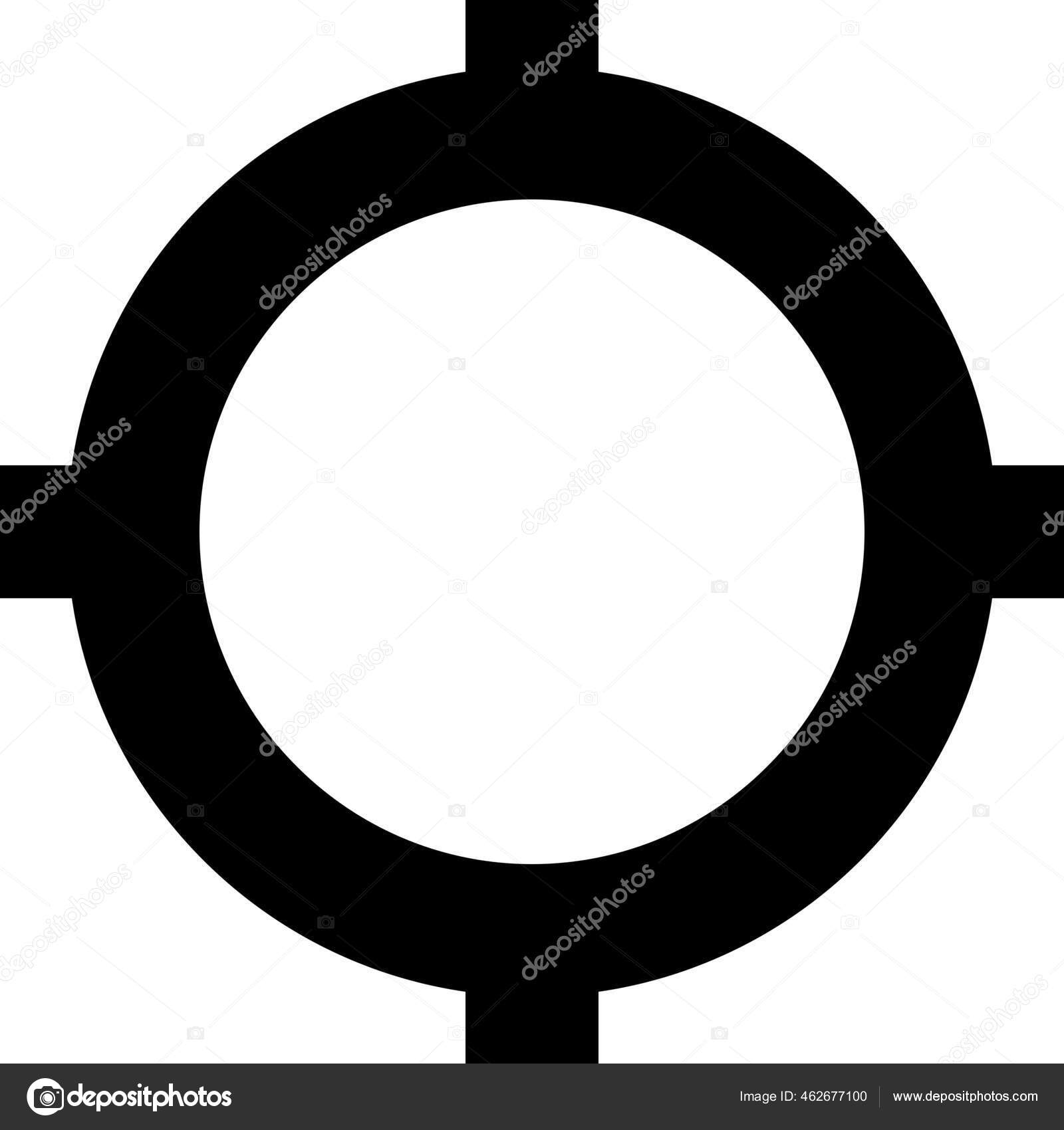 Location Map Target Icon Solid Style Stock Vector by ©iconfinder 462677100