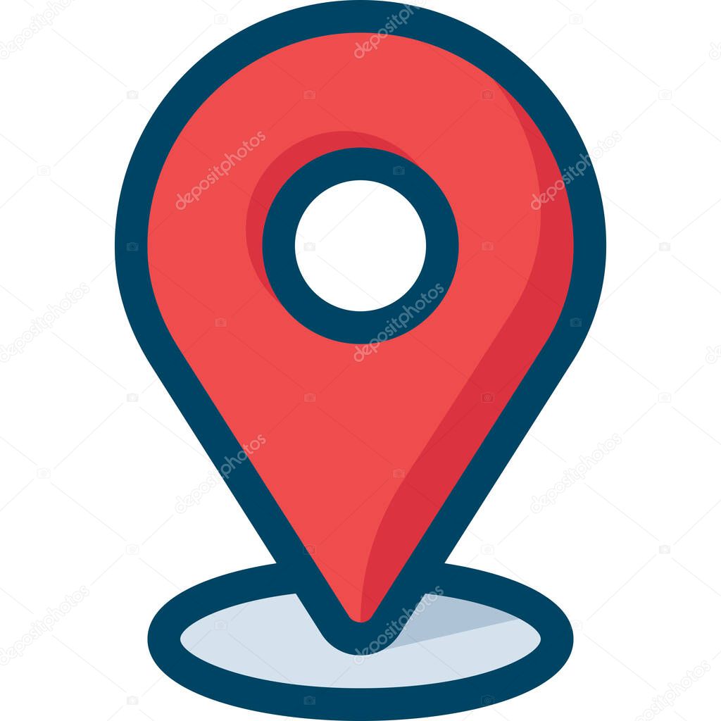 mapa de localización icono de mapa de localización en estilo Esquema ...