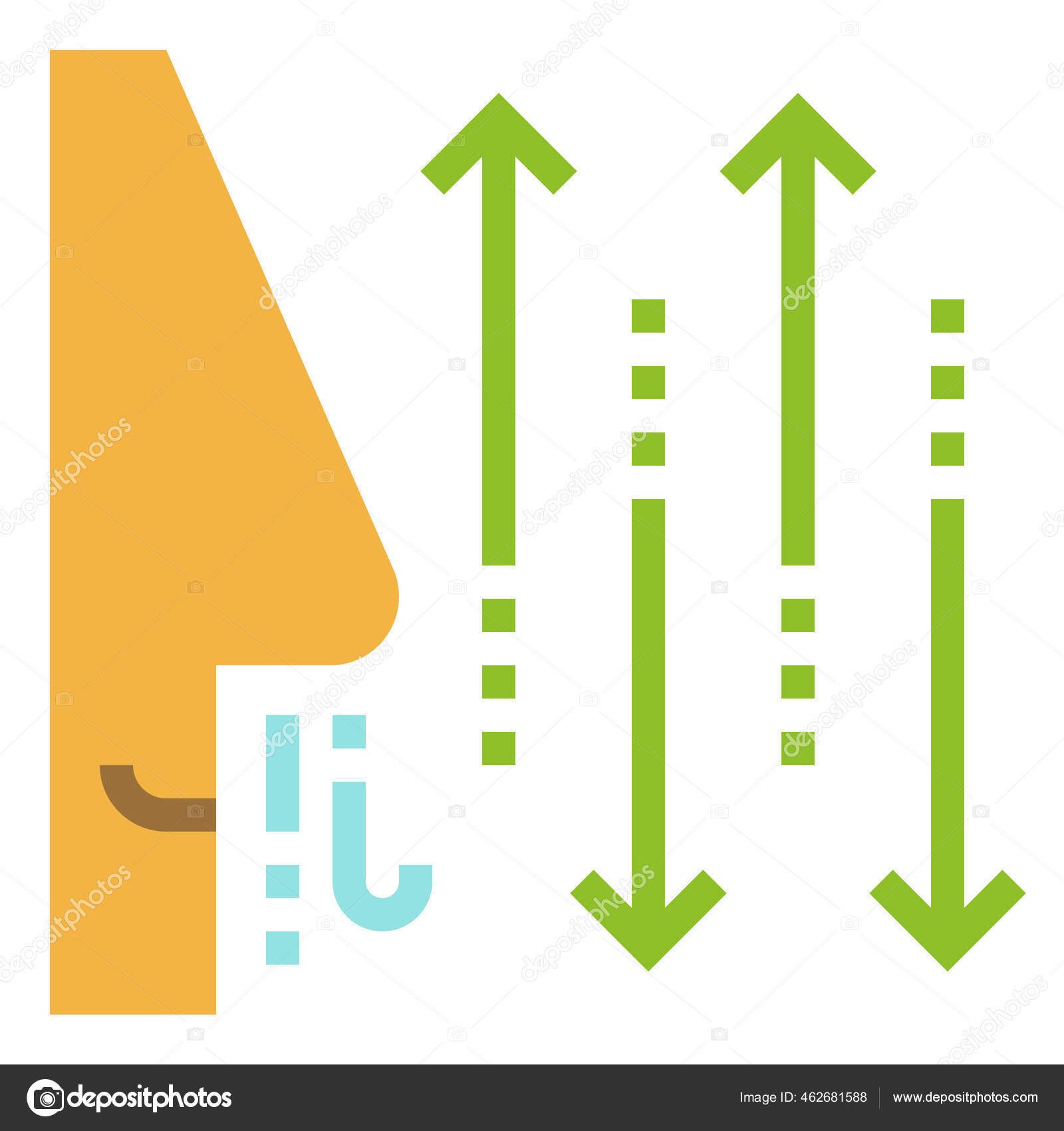 Breathe Breathing Deep Icon Stock Vector Image by ©iconfinder #462681588