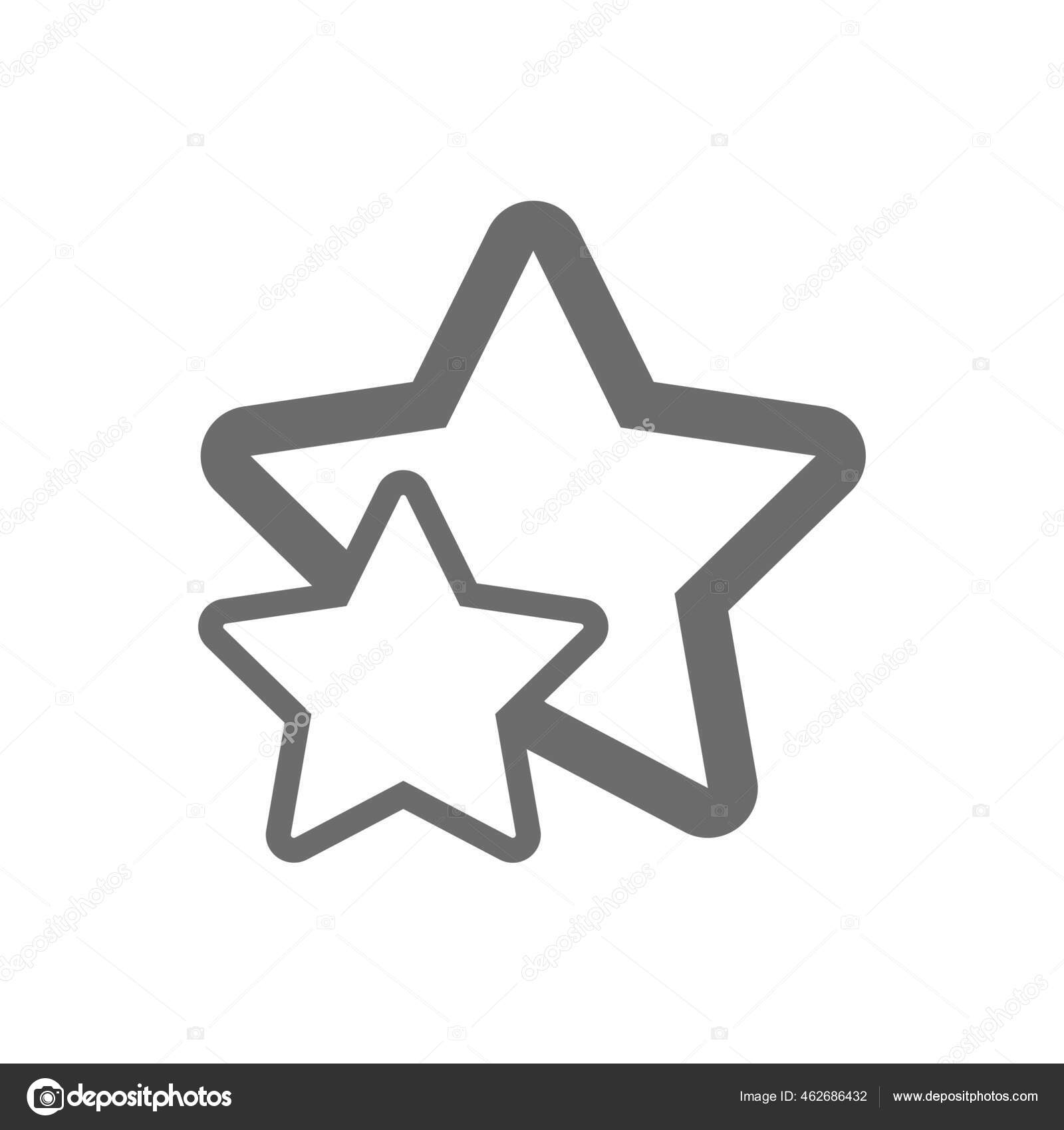 Icono Signo General Negrita Estilo Esquema Vector de stock #462686432 ...