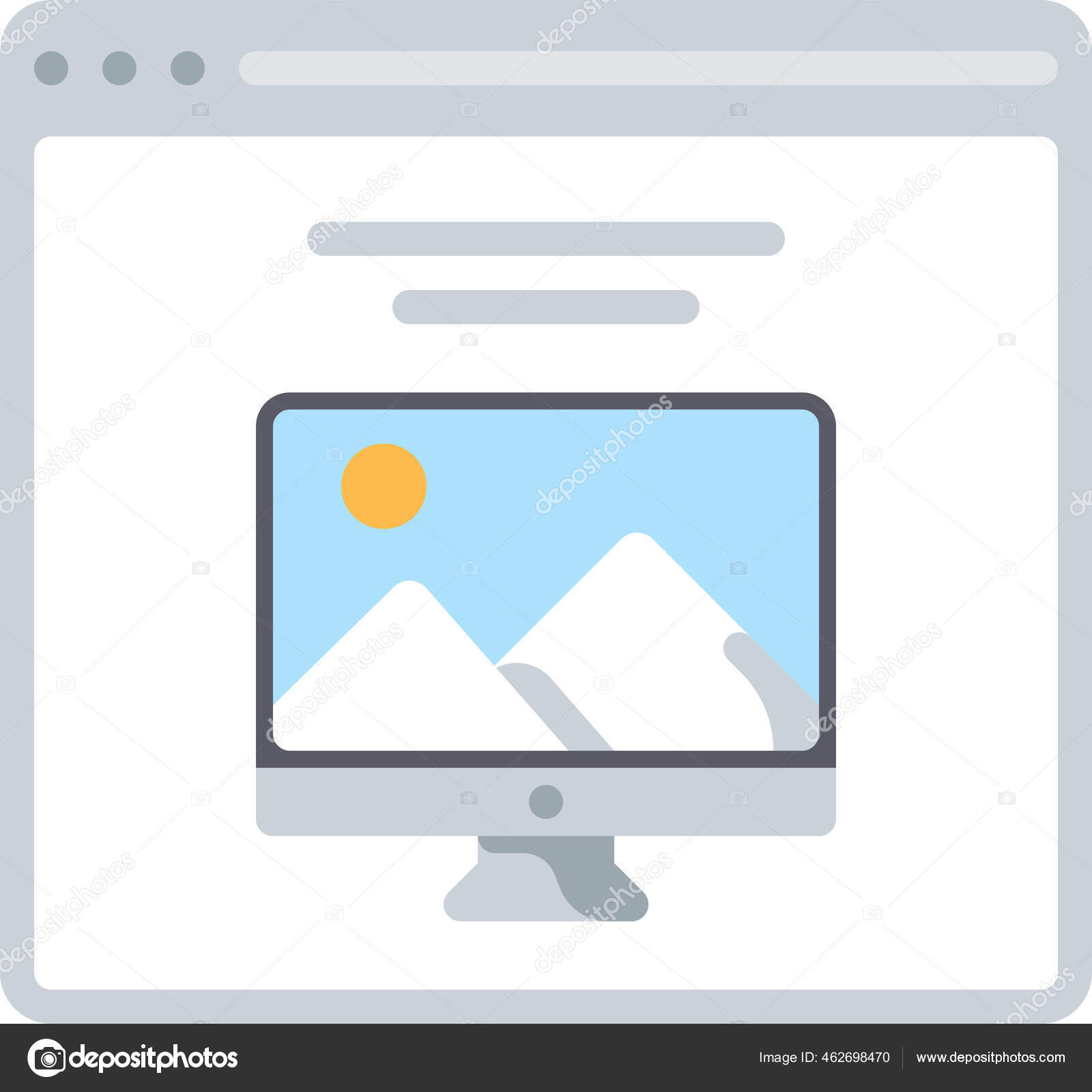 Features Flowchart Imac Icon Outline Style Stock Vector by ©iconfinder ...